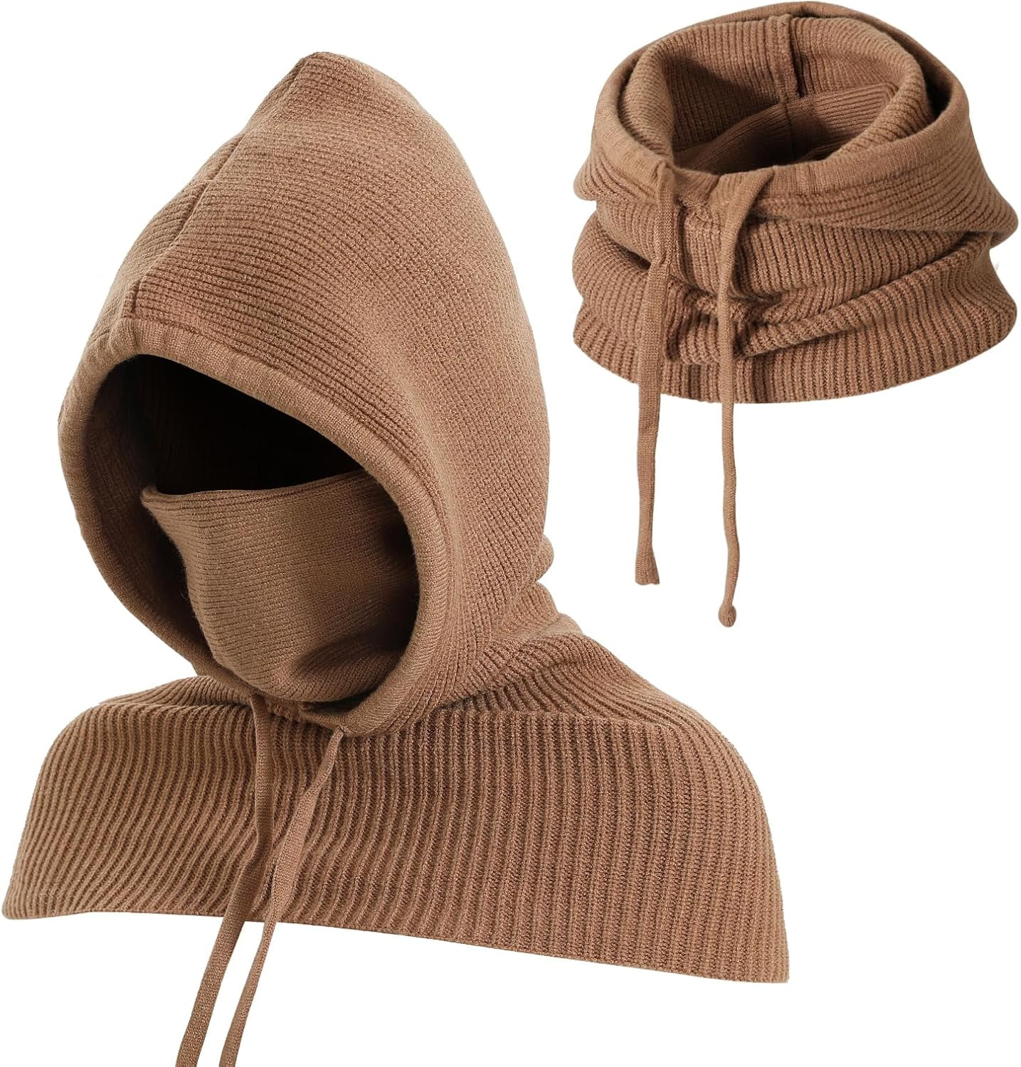 Knitted Balaclava Windproof Winter Face Mask Warm Ski Mask for Women ...