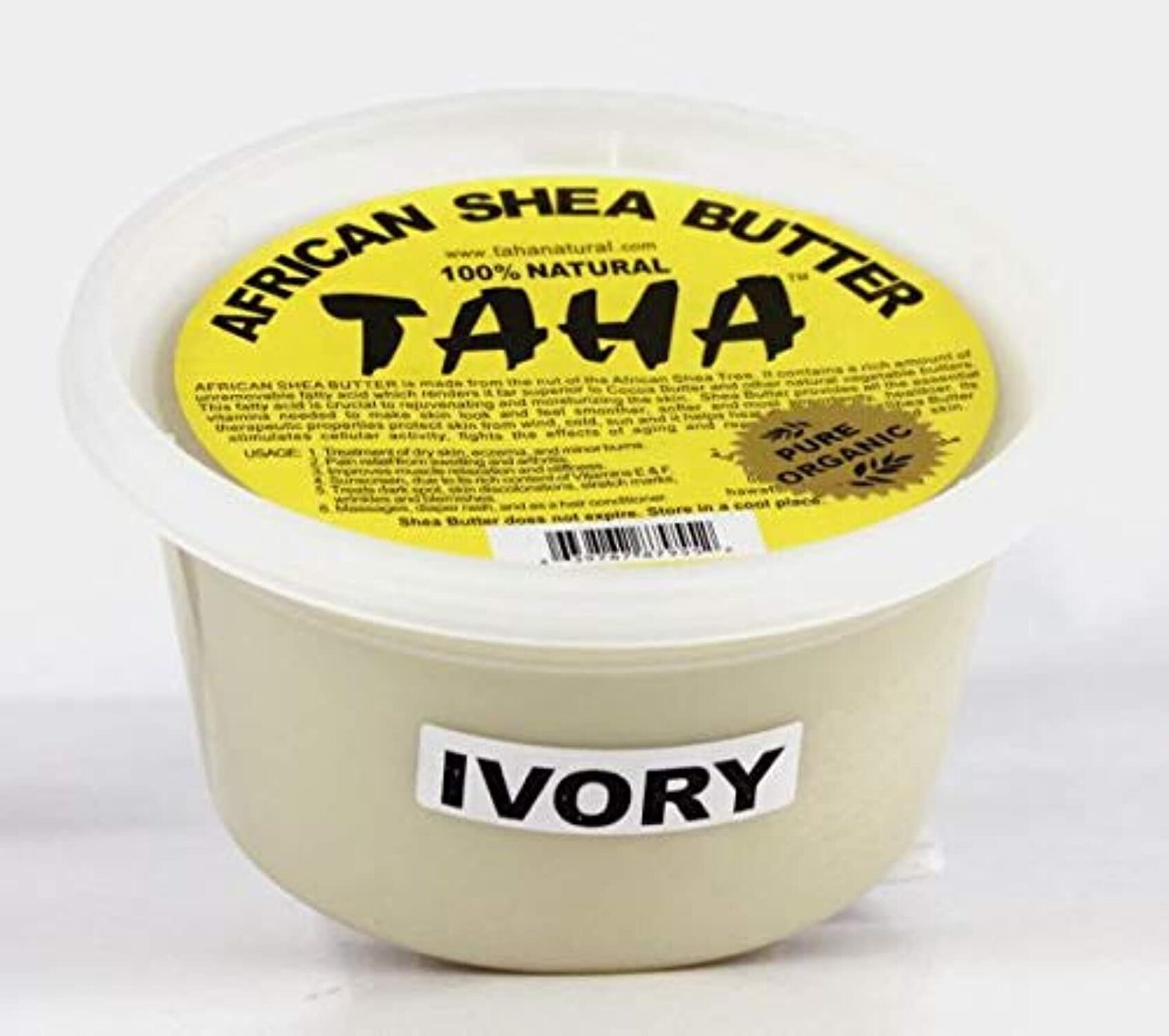 TAHA - 100% Shea Butter Ivory (Solid) - Walmart.com