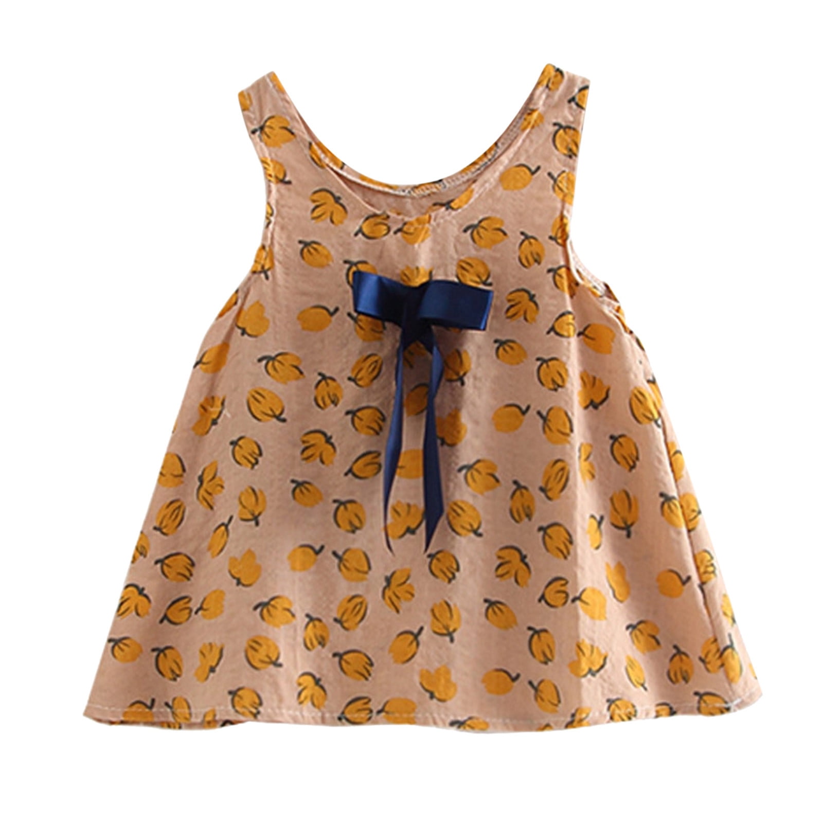 TAIAOJING Baby Girl Dress Summer Toddler Kids Sleeveless Floral ...
