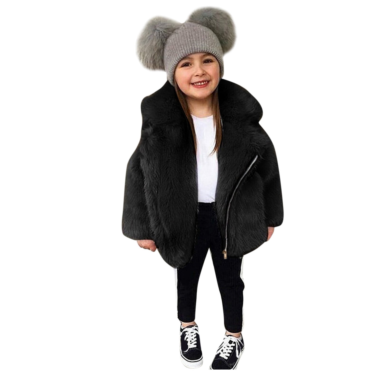 TAIAOJING Baby Girls' Hooded Jacket Toddler Kids Windproof Winter Thicken Warm Outwear ...