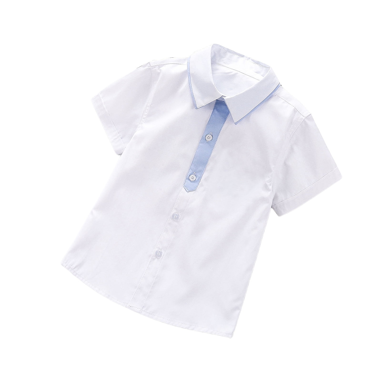 TAIAOJING Boy Eye-Catching T-Shirts Cartoon Polka Dot Printed Patchwork ...