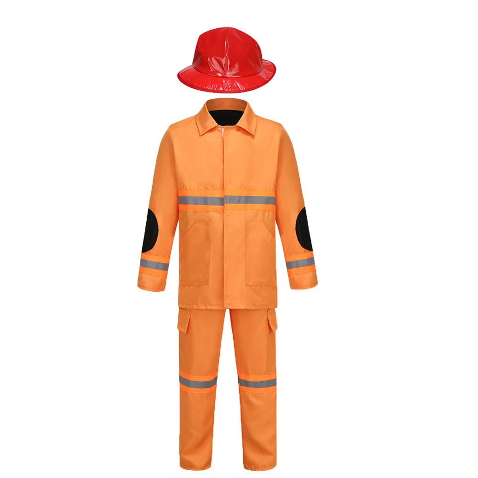 TAIAOJING Children 2025 Carnival Fireman Performance Outfits Suit ...
