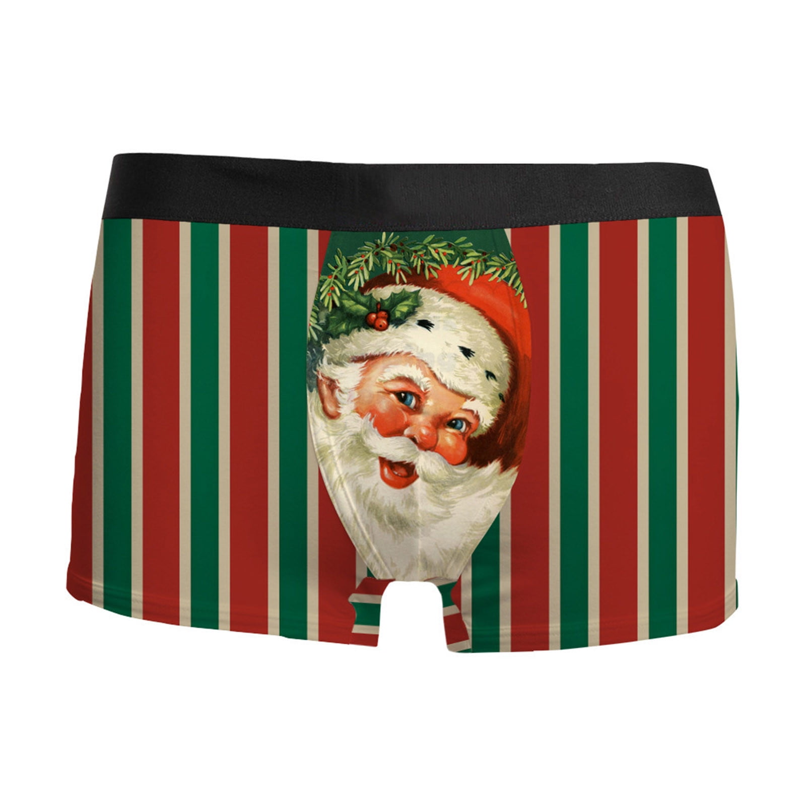 TAIAOJING Classic Boxers Shorts Mens Christmas Digital 3D Printing ...