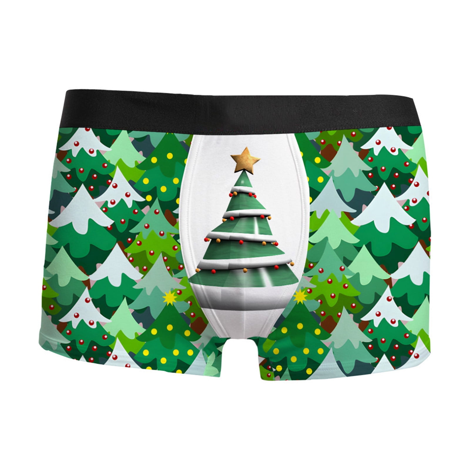 TAIAOJING Classic Boxers Shorts Mens Christmas Digital 3D Printing ...