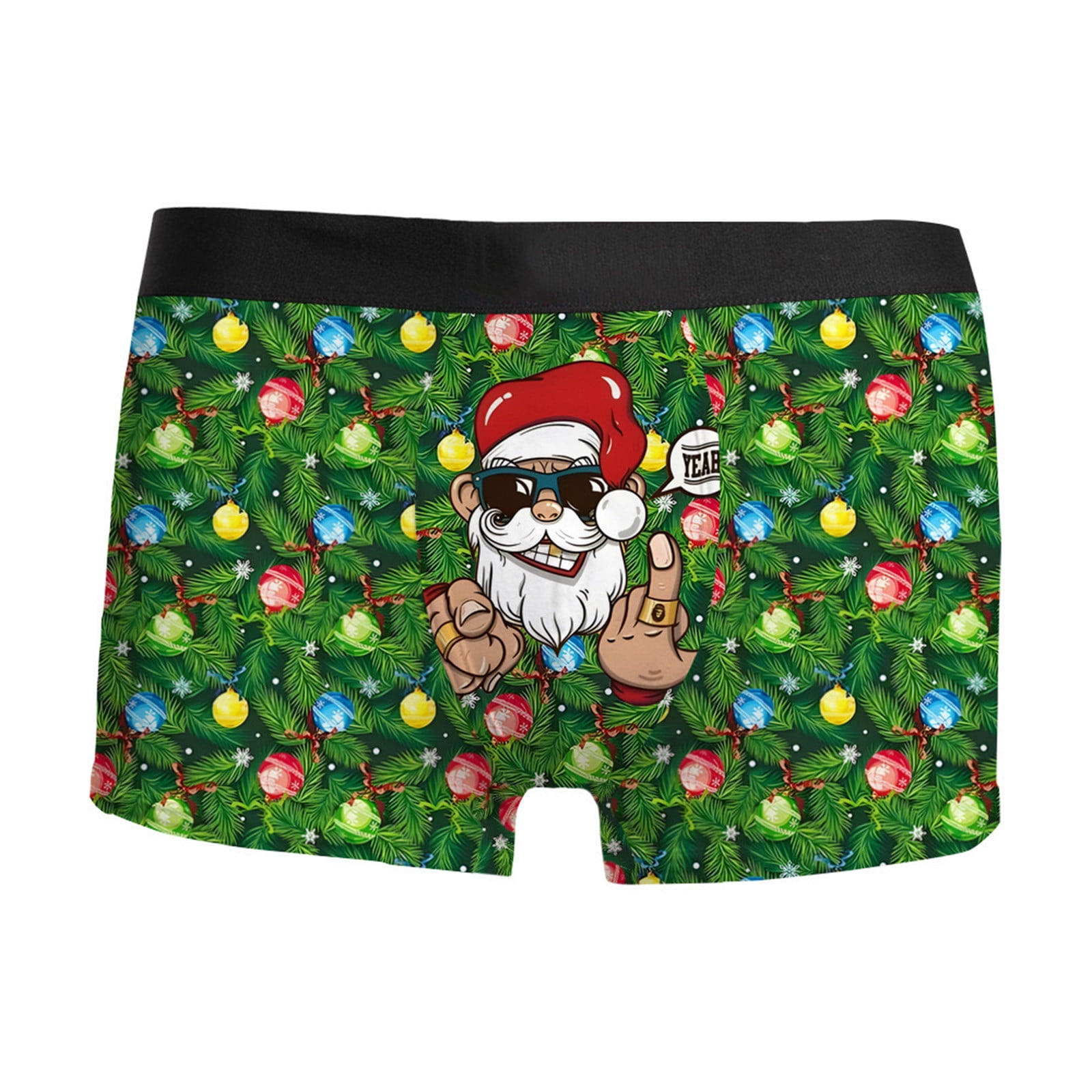 TAIAOJING Classic Boxers Shorts Mens Christmas Digital 3D Printing ...