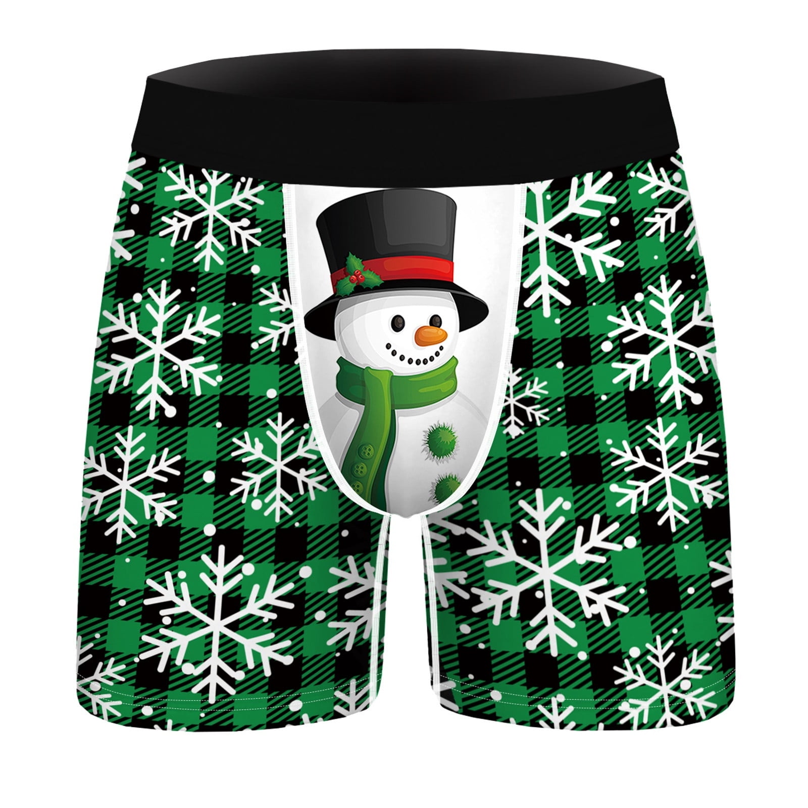 TAIAOJING Classic Boxers Shorts Mens Flat Slim Breathable Christmas ...
