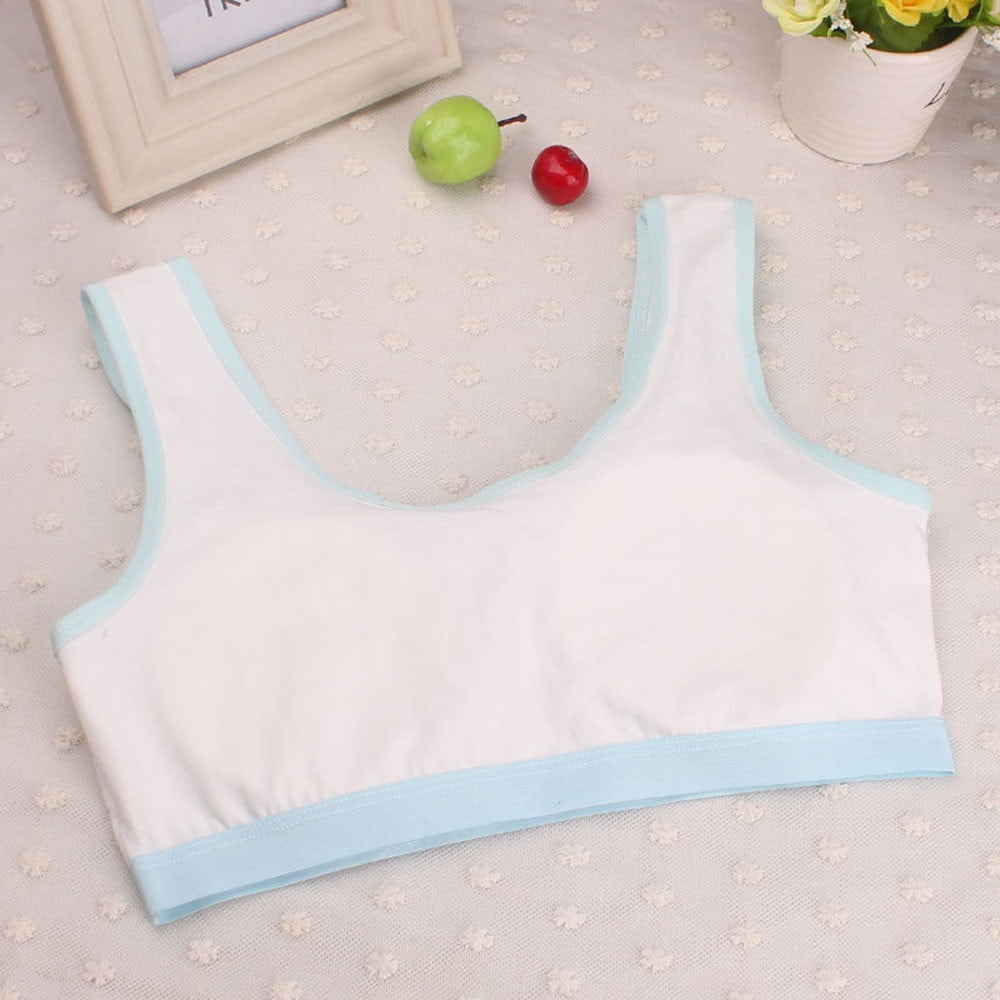 TAIAOJING Cotton Training Bras for Girls Big Vest Underwear ...