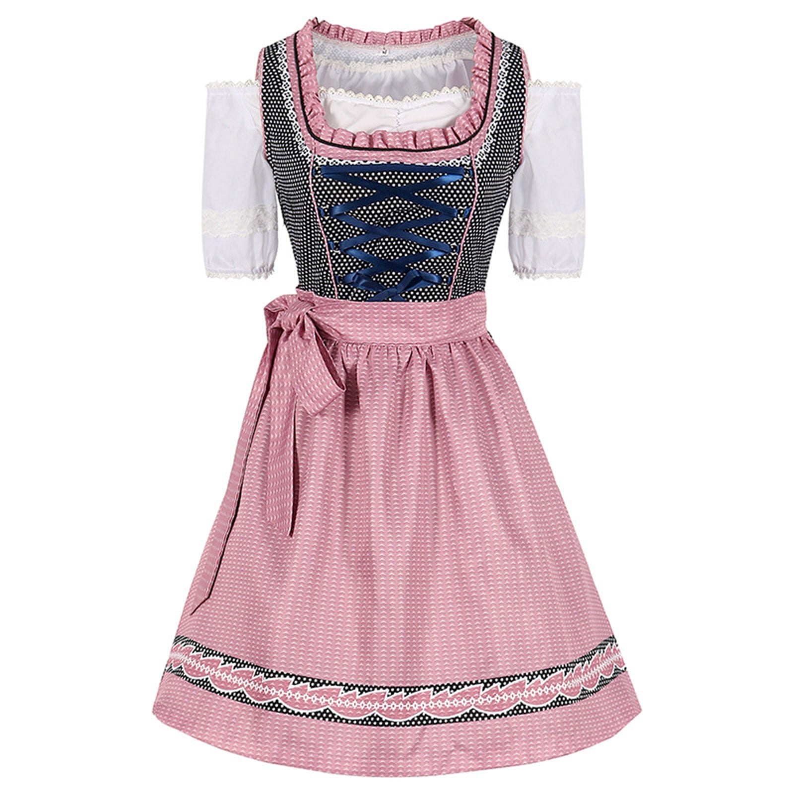 TAIAOJING Dirndl Dresses Women Traditional German Oktoberfest Elegant ...