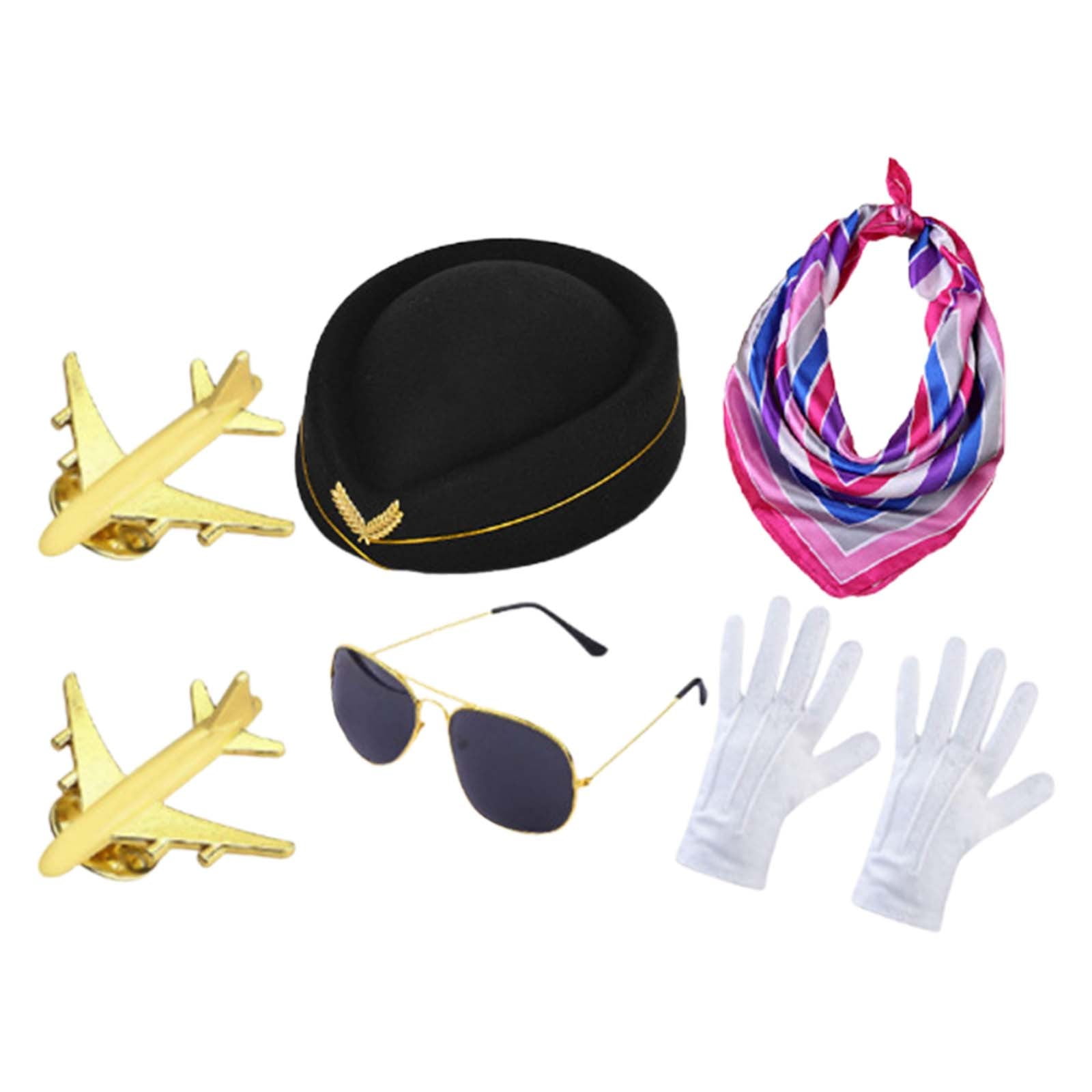 TAIAOJING Flight Attendant Costumes For Men And Women Holiday Party ...