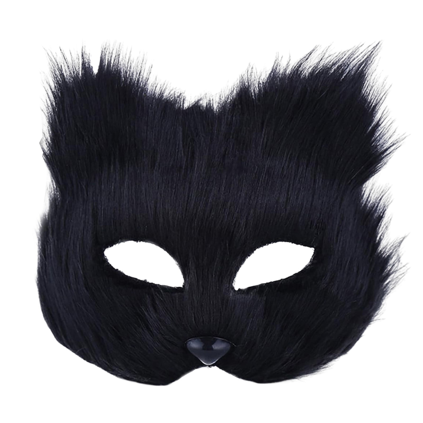 TAIAOJING Furry Cat Therian Mask and Tail Set Animal Mask Furry Mask ...