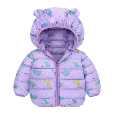 Disney Minnie Mouse Winter Coats for Toddler Girls, Zip Up Puffer Jacket - Walmart.com