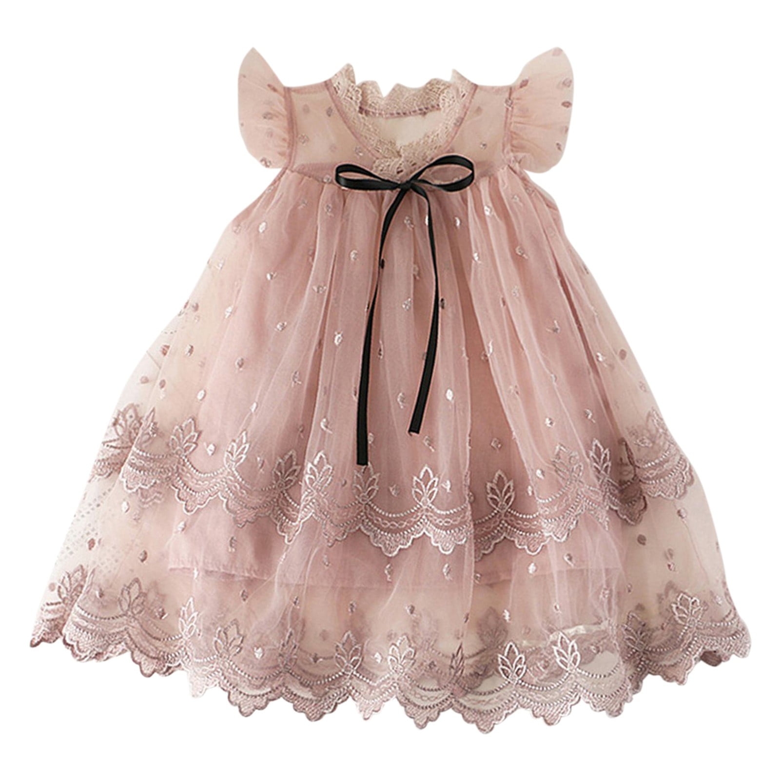 TAIAOJING Girls' Fashionable Princess Dress Korean Edition Children's ...