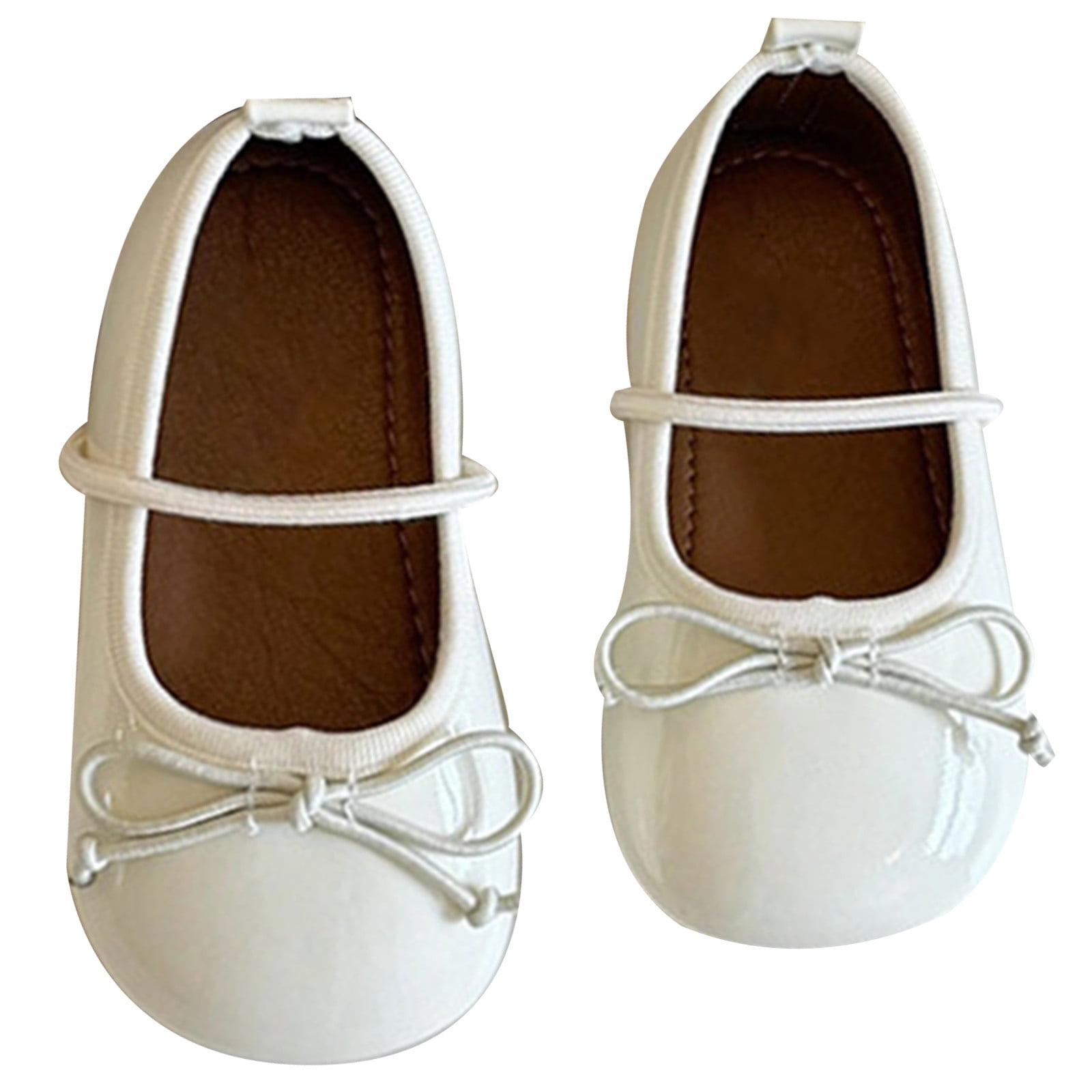 TAIAOJING Girls Flat Shoes For Toddlers Kids Soft Sole On Casual Shoes ...