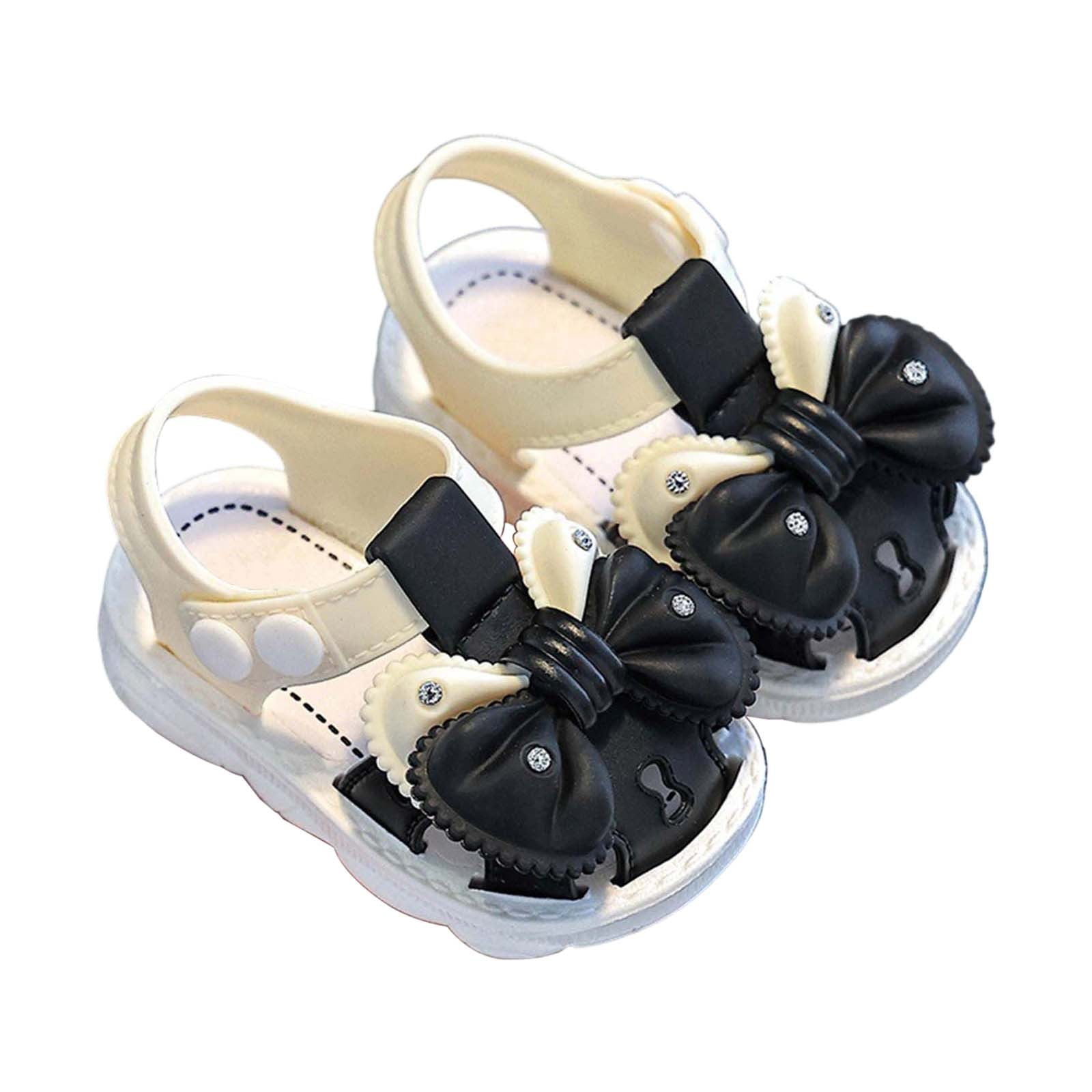 TAIAOJING Girls Sandals Toddlers Soft Comfortable Everyday Casual Summer Breathable Lightweight ...