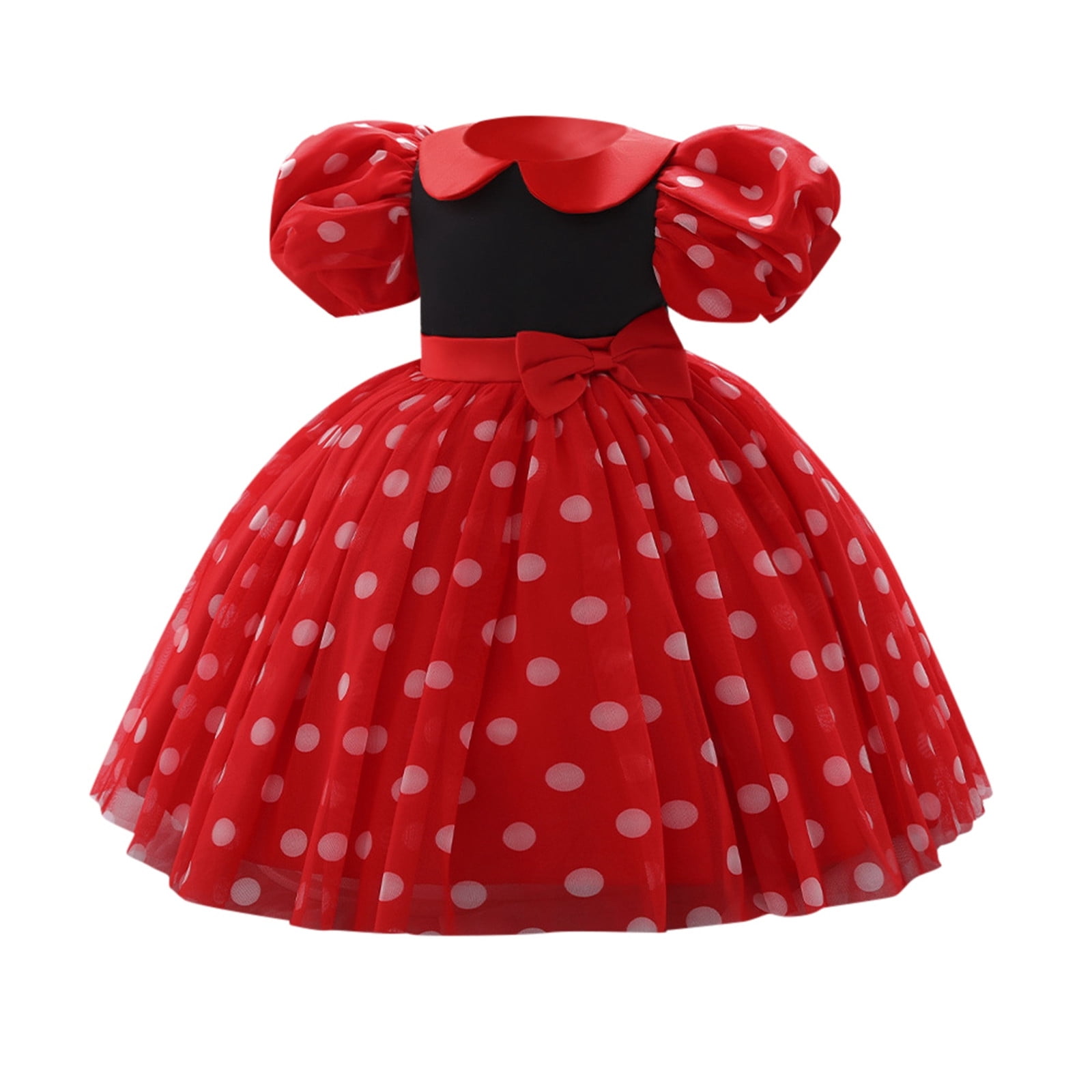 TAIAOJING Girls Summer Dress for Kids Toddler Polka Dots Dress For ...