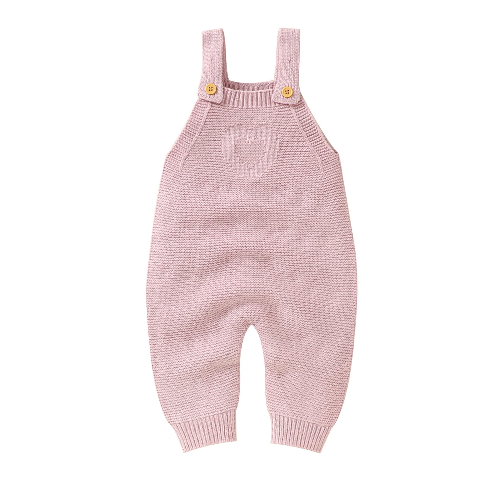 TAIAOJING Infant Baby Knit Romper Cotton Sleeveless Strap Boy Girl ...