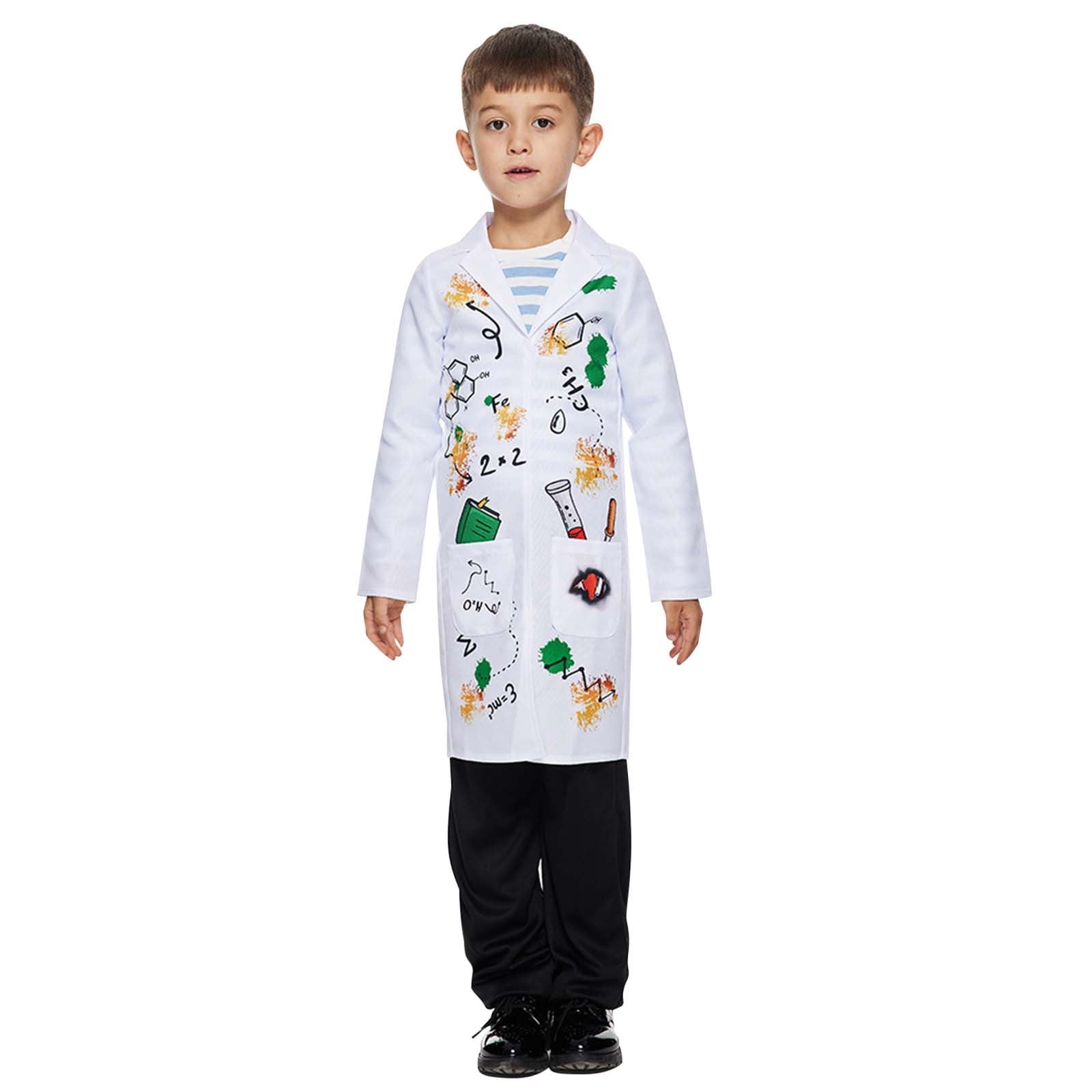 TAIAOJING Jackets for Girls Boys Zip Up Hoodie Boys Mad Scientist Kids ...