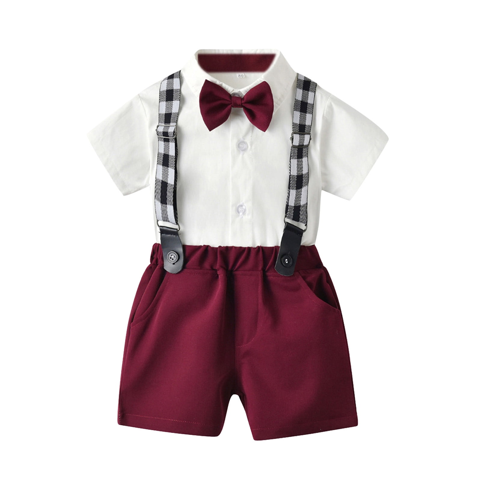 TAIAOJING Kid Toddler Boy Clothes Outfit Toddler Boys Short Sleeve ...