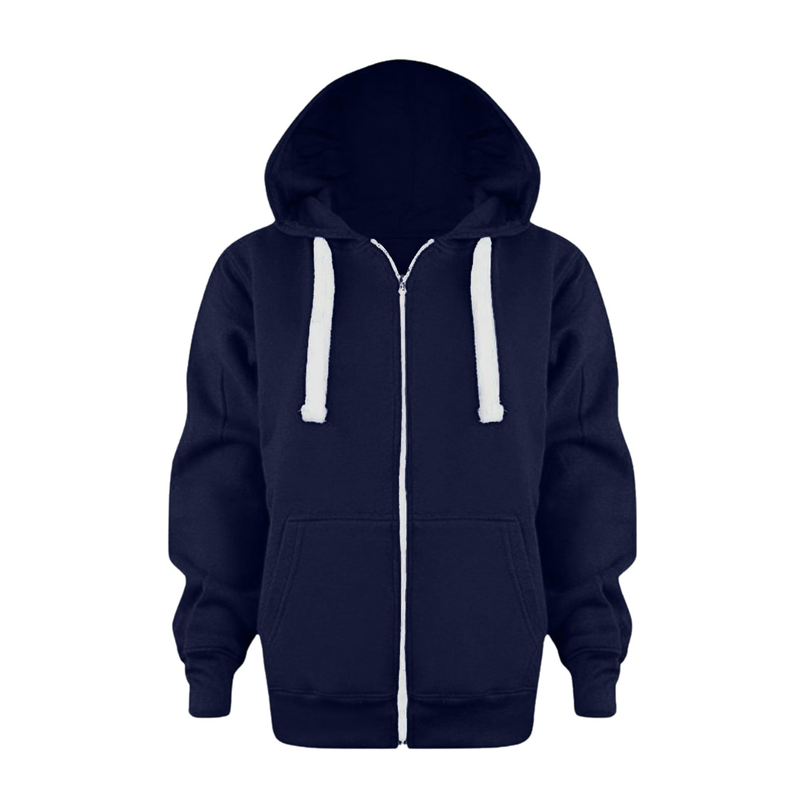 TAIAOJING Kids Boys Girls Zip Up Hoodie Jackets Sweatshirt Color Solid ...