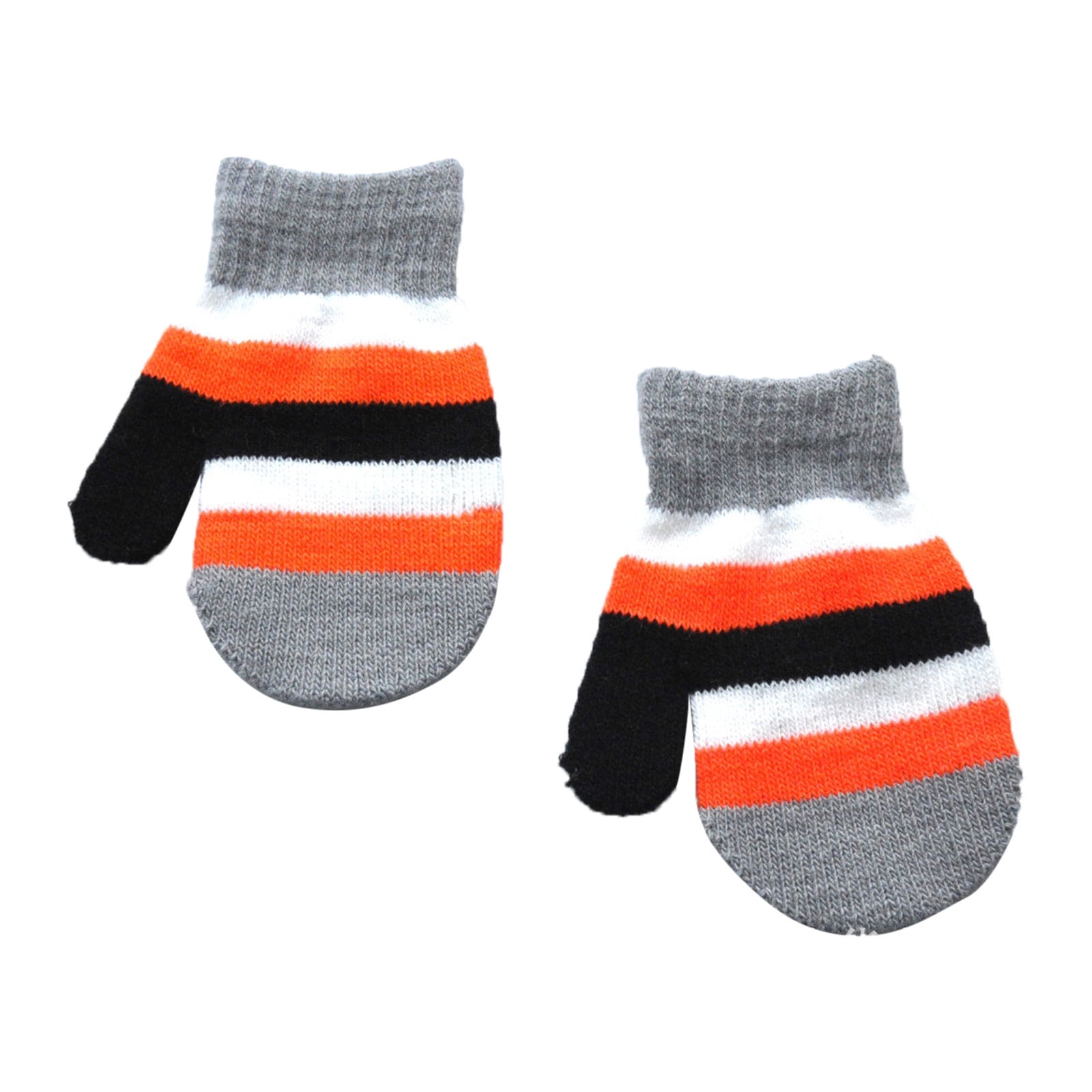 TAIAOJING Kids Winter Gloves Outdoor Baby Cute Knit Mittens Hot Girls ...