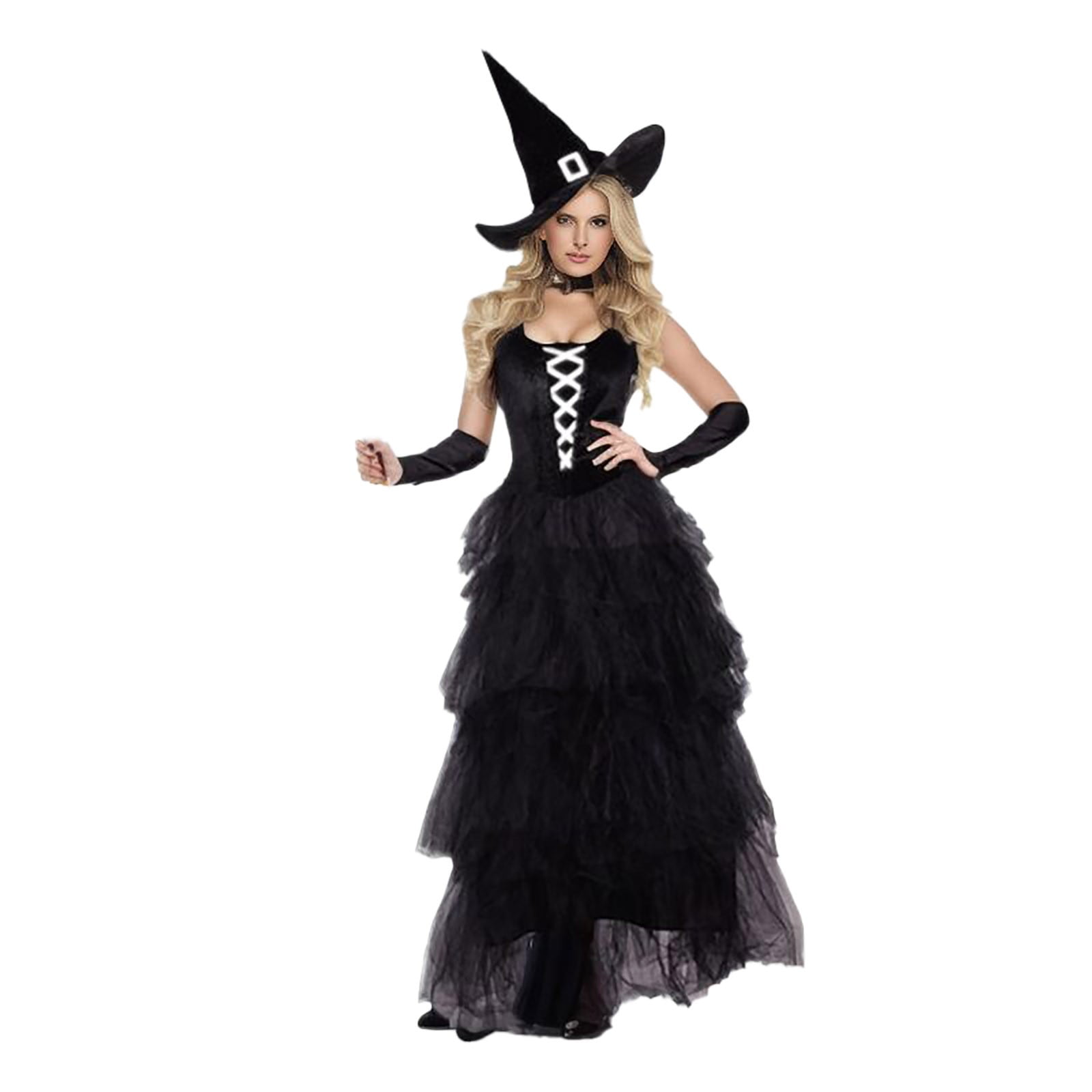 TAIAOJING Ladies Hallowmas Party Witch Dress Nightclub Masquerade Party ...