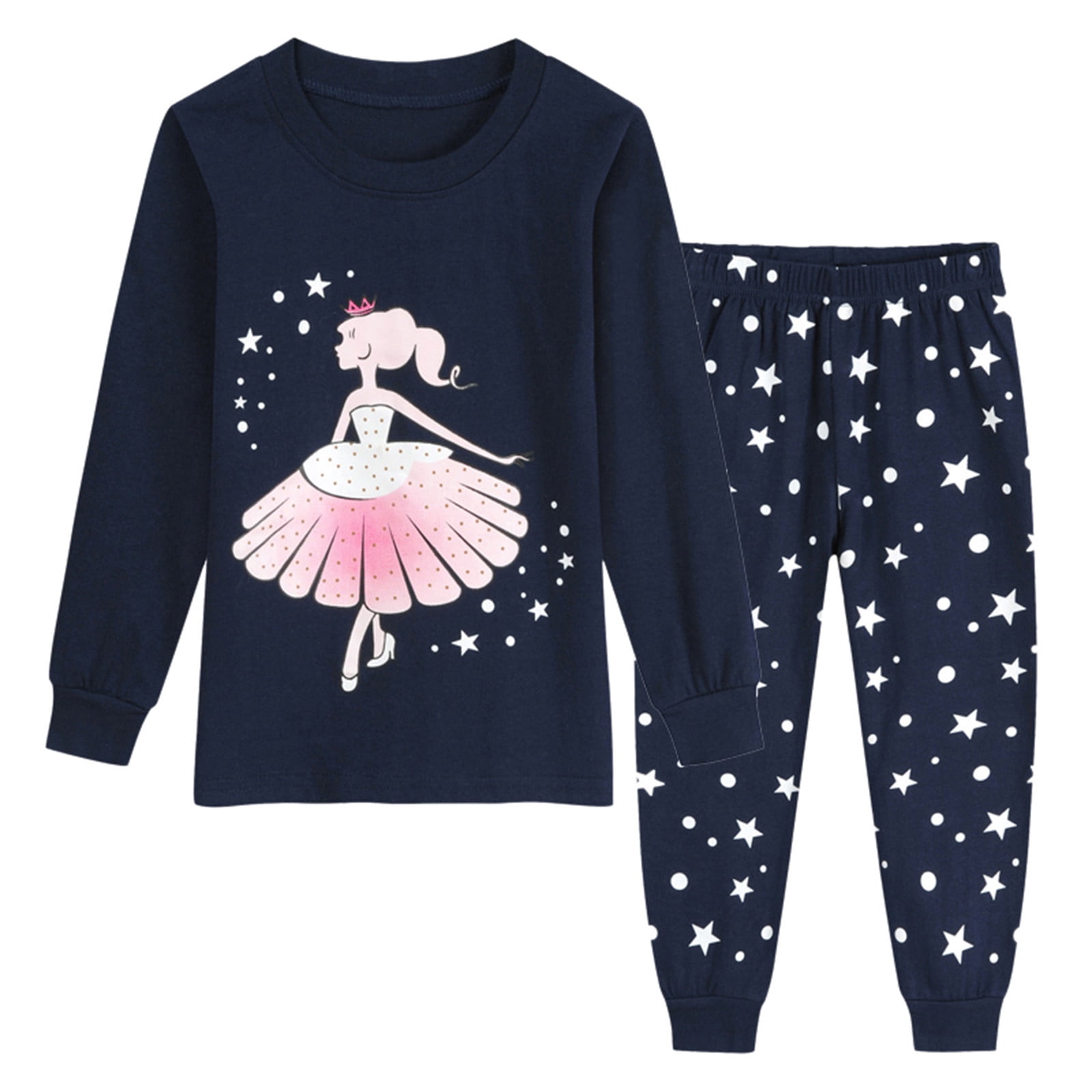 TAIAOJING Little Boys Girls Pajamas Sets Baby Kids Outfits Long Sleeve ...