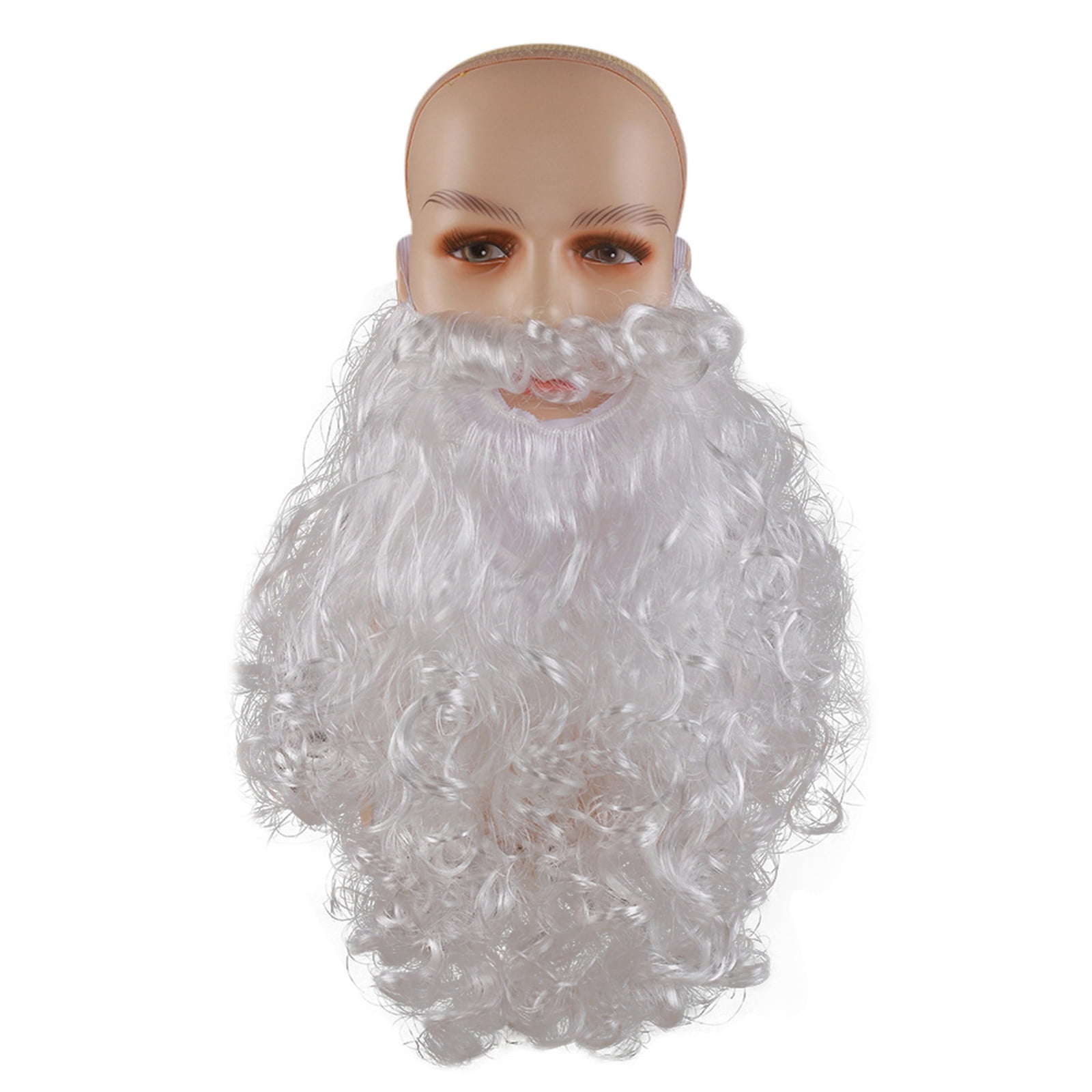 TAIAOJING Male And Female 2025 Christmas Santa 50cm Big Beard Costume ...