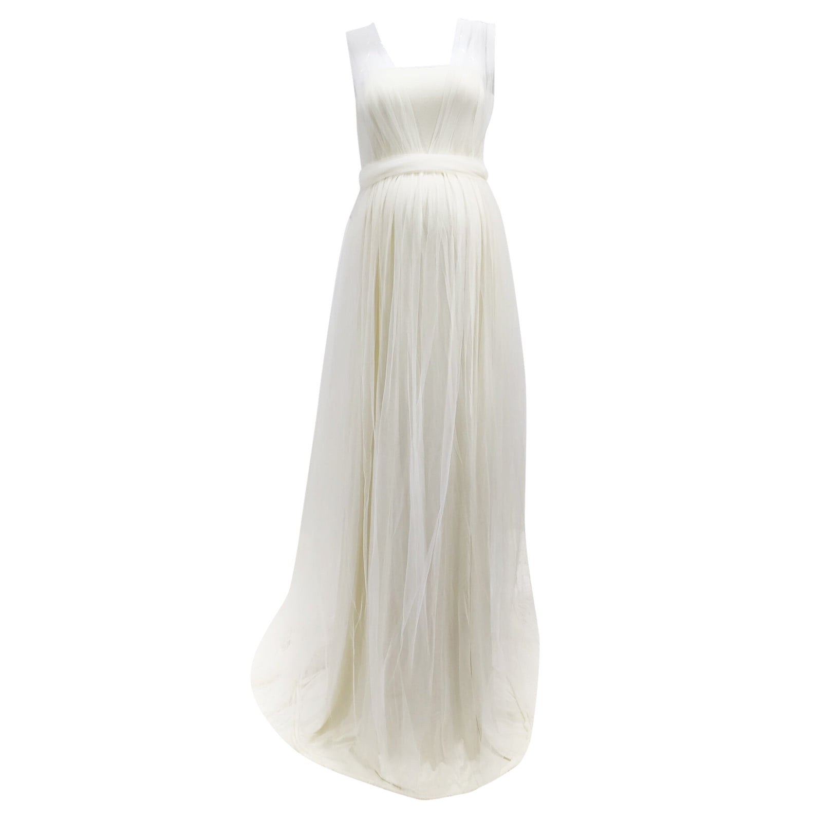 TAIAOJING Maternity Maxi Dress Women Sleeveless Props Dress Photography ...