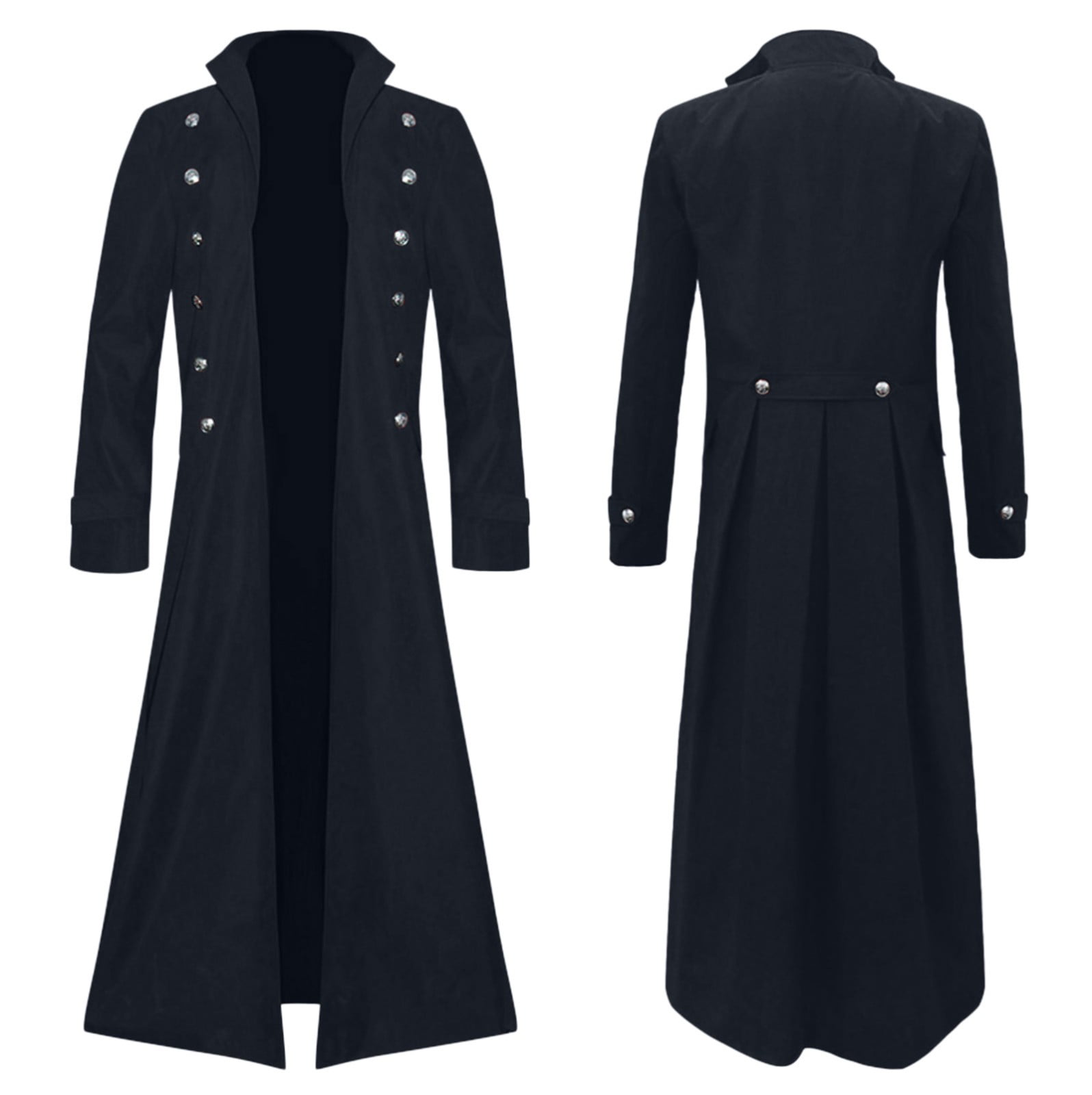 TAIAOJING Men's Fashion Coat Jacket Vintage Jacket Coat Medium And Long ...