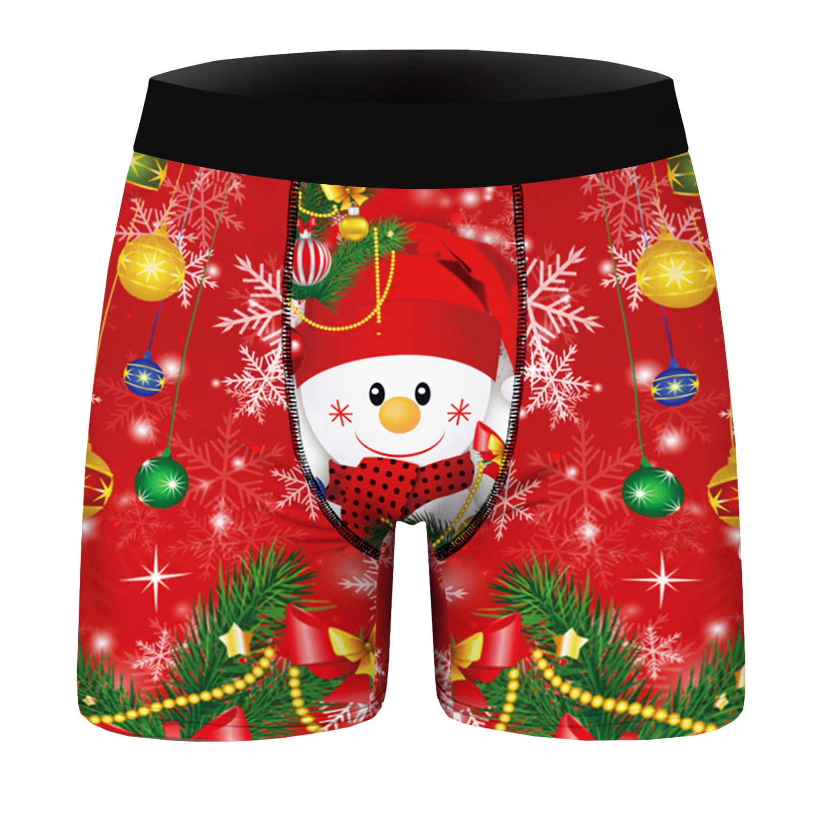 TAIAOJING Mens Boxer Briefs Mens Christmas Digital 3D Printing ...