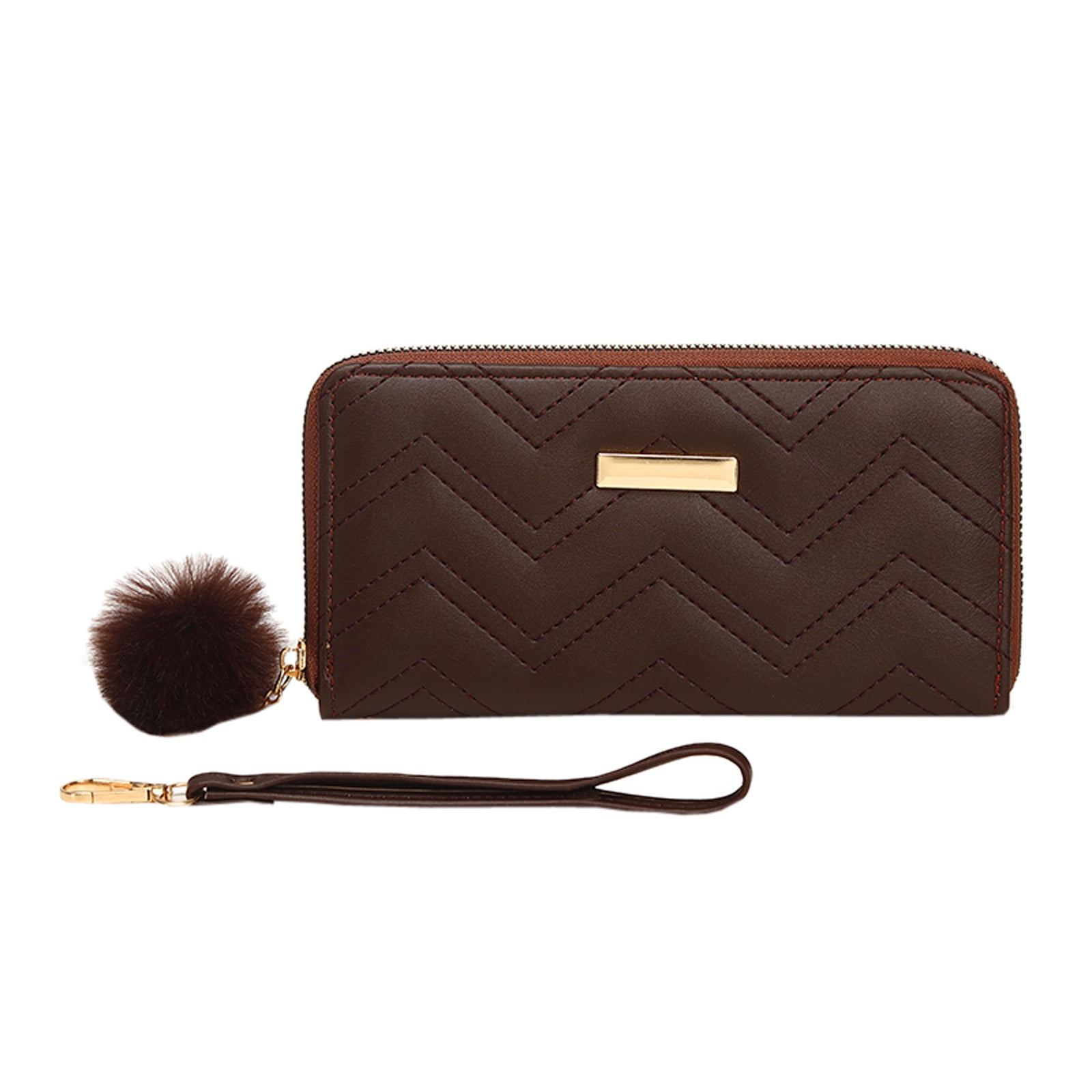 TAIAOJING Money Manager Women’s Wallet Fashion ID Short Wallet Hairball ...