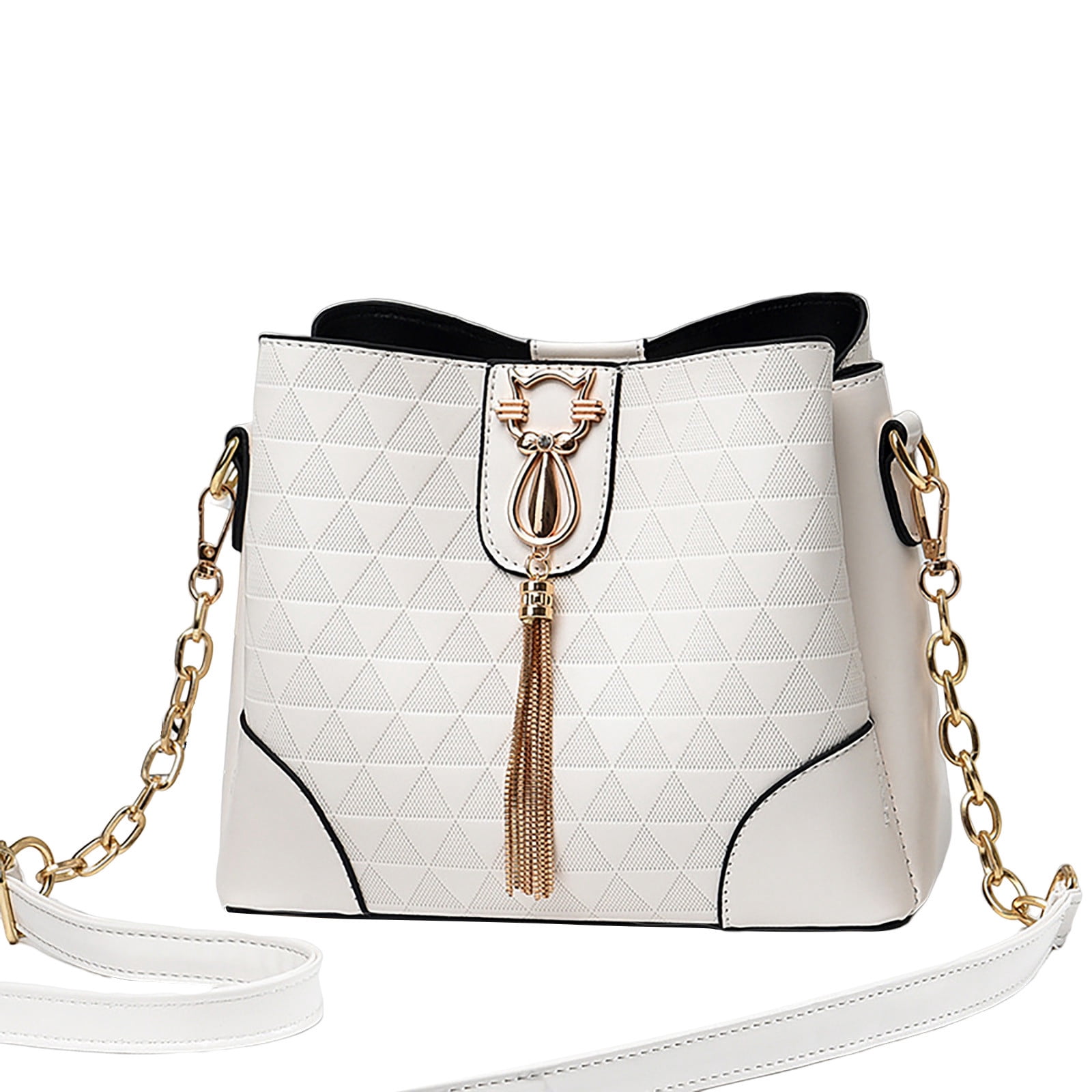 TAIAOJING New Solid Color Women's Fashion CrossShoulder Handbag ...
