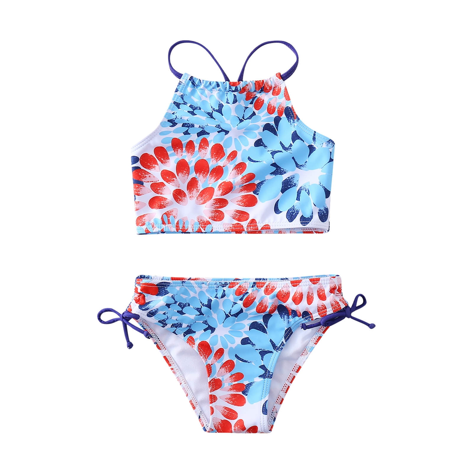 TAIAOJING Outfits Swimsuit Daisy Tankini Halter Sport Girls' Beach 2 ...
