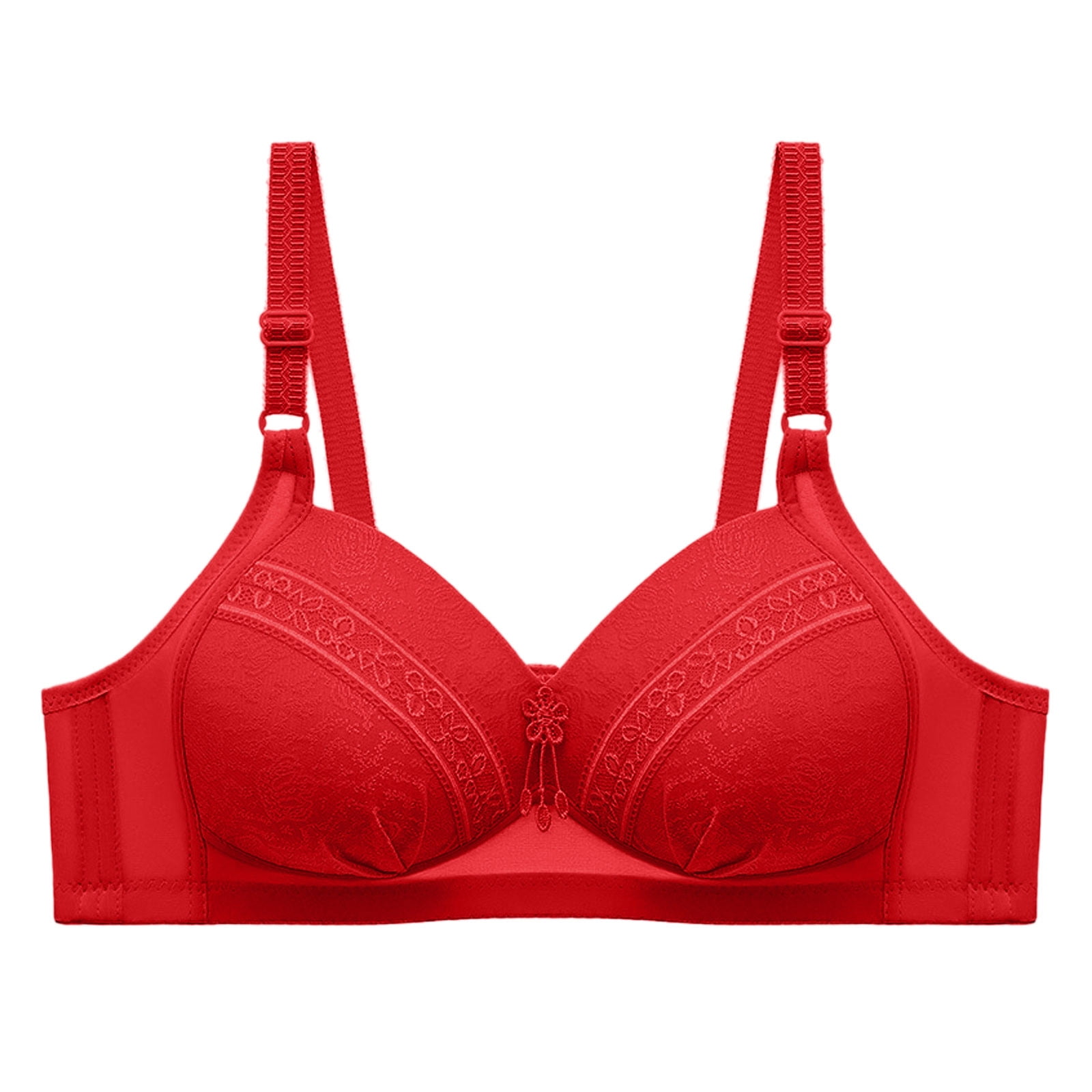 TAIAOJING Seamless Bra Plus Size Comfort Lightly Lined Seamless ...