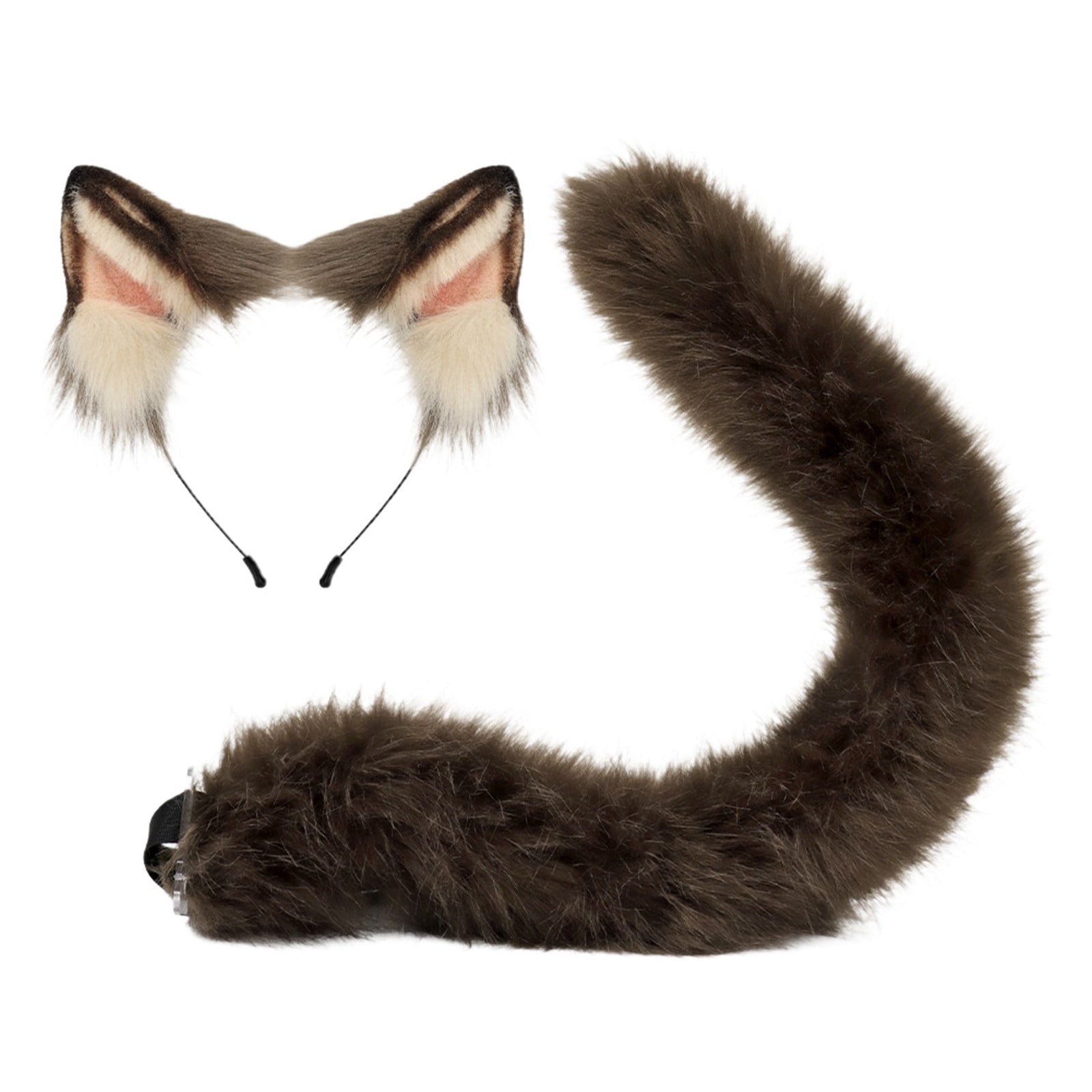 TAIAOJING Siamese Cat Party Kit: Animal Ear Headband Tail And Outfit ...