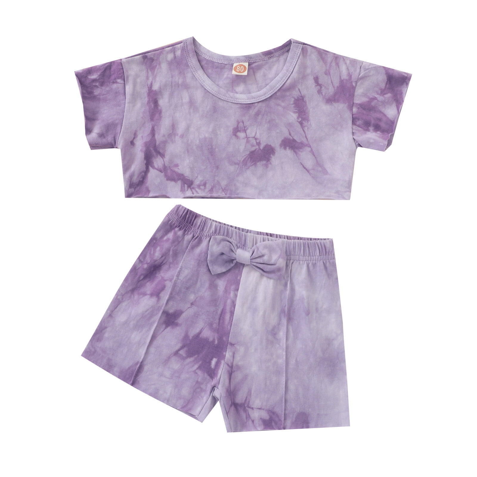 TAIAOJING Toddler Baby Girl Summer Clothes Kids Girls Spring Print Cotton Short Sleeve Tshirt ...