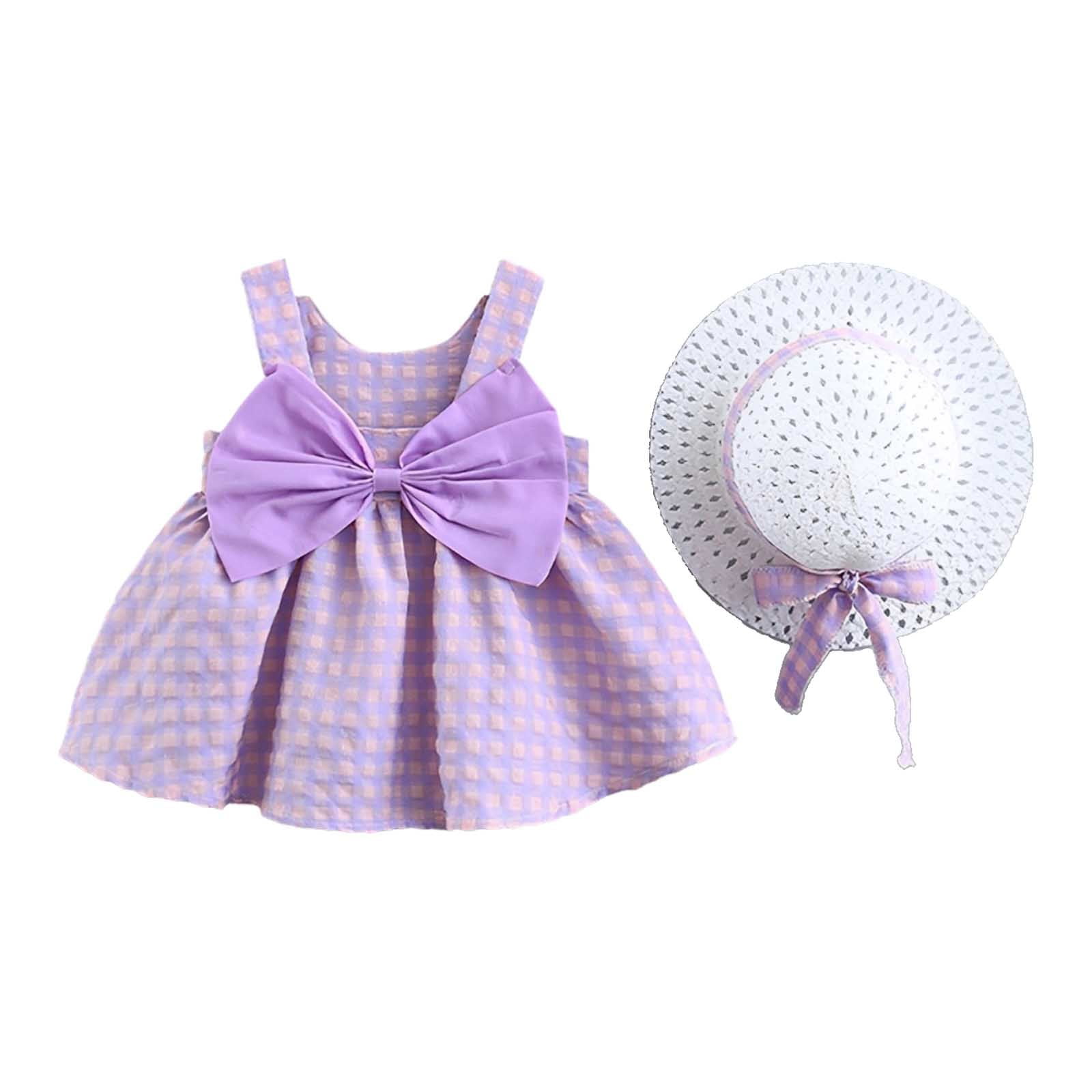 TAIAOJING Toddler Baby Girl Tutu Mini Dress Summer Flower Sleeveless ...