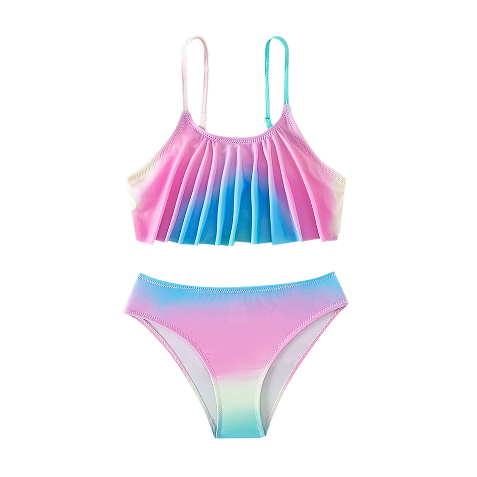 TAIAOJING Toddler Baby Girls Swimsuit Kids Girls Swimsuit Two Pieces ...