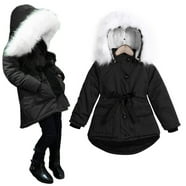TAIAOJING Toddler Winter Coat Baby Girl Boy Jacket Bear Ears Hooded Outerwear Zipper Coat Kids ...