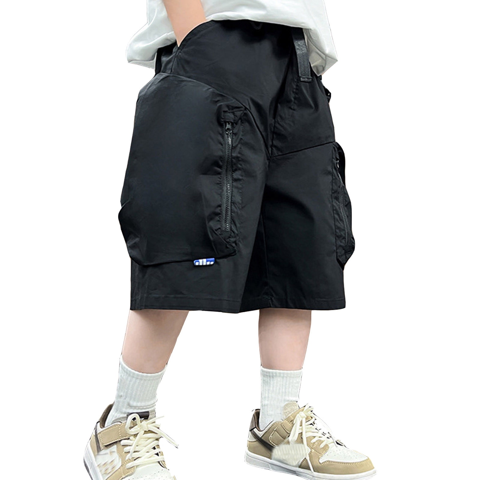TAIAOJING Toddler Boys Kids Cargo Shorts Youth Boys Casual Stretch ...