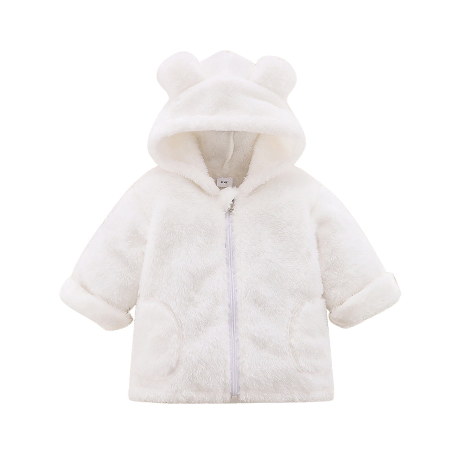 TAIAOJING Toddler Cute Jacket Kids Coat Winter Girls Boys Hooded Soild ...