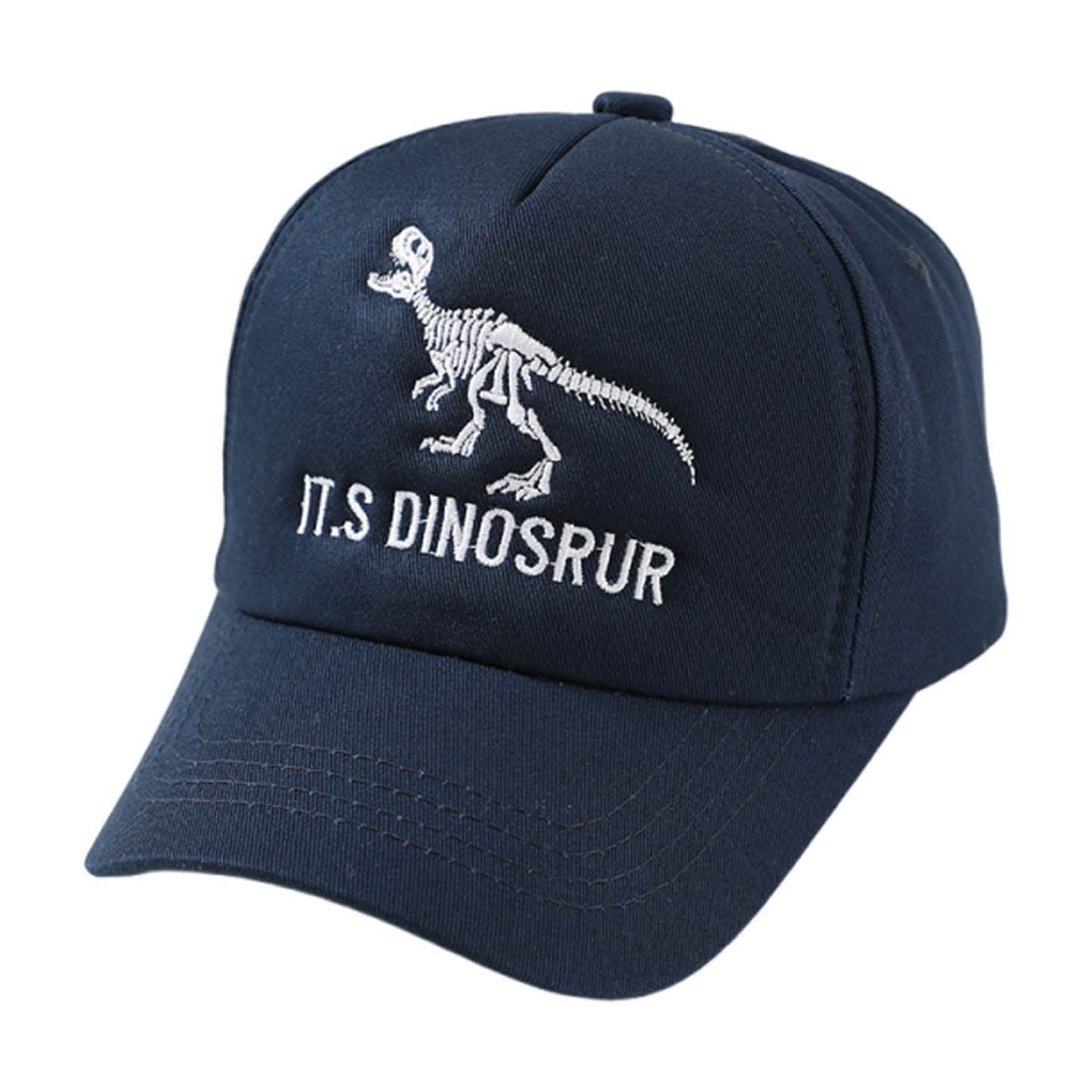 TAIAOJING Toddler Dinosaur Letter Baseball Cap For Kids Embroidered ...