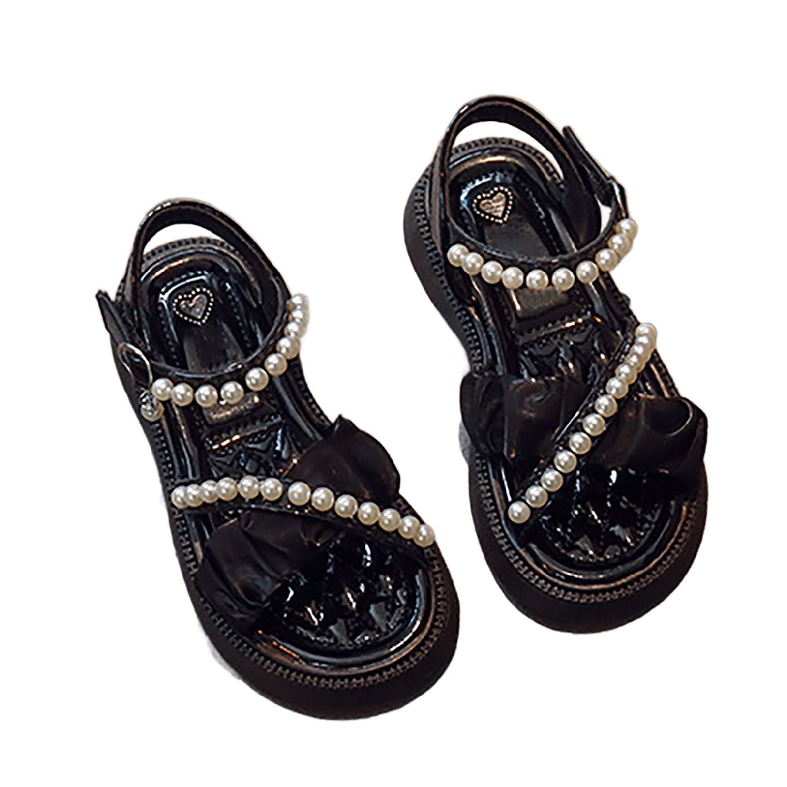 TAIAOJING Toddler Girls Fashion Toe Flat Sandals For Summer Cute 36 ...