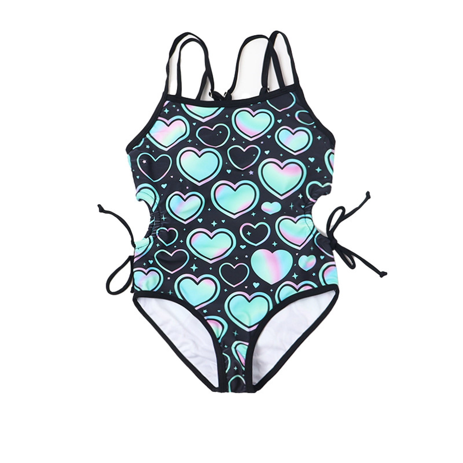 TAIAOJING Toddler Girls Swimming Onesie Monokini Swimsuit Summer Pool ...