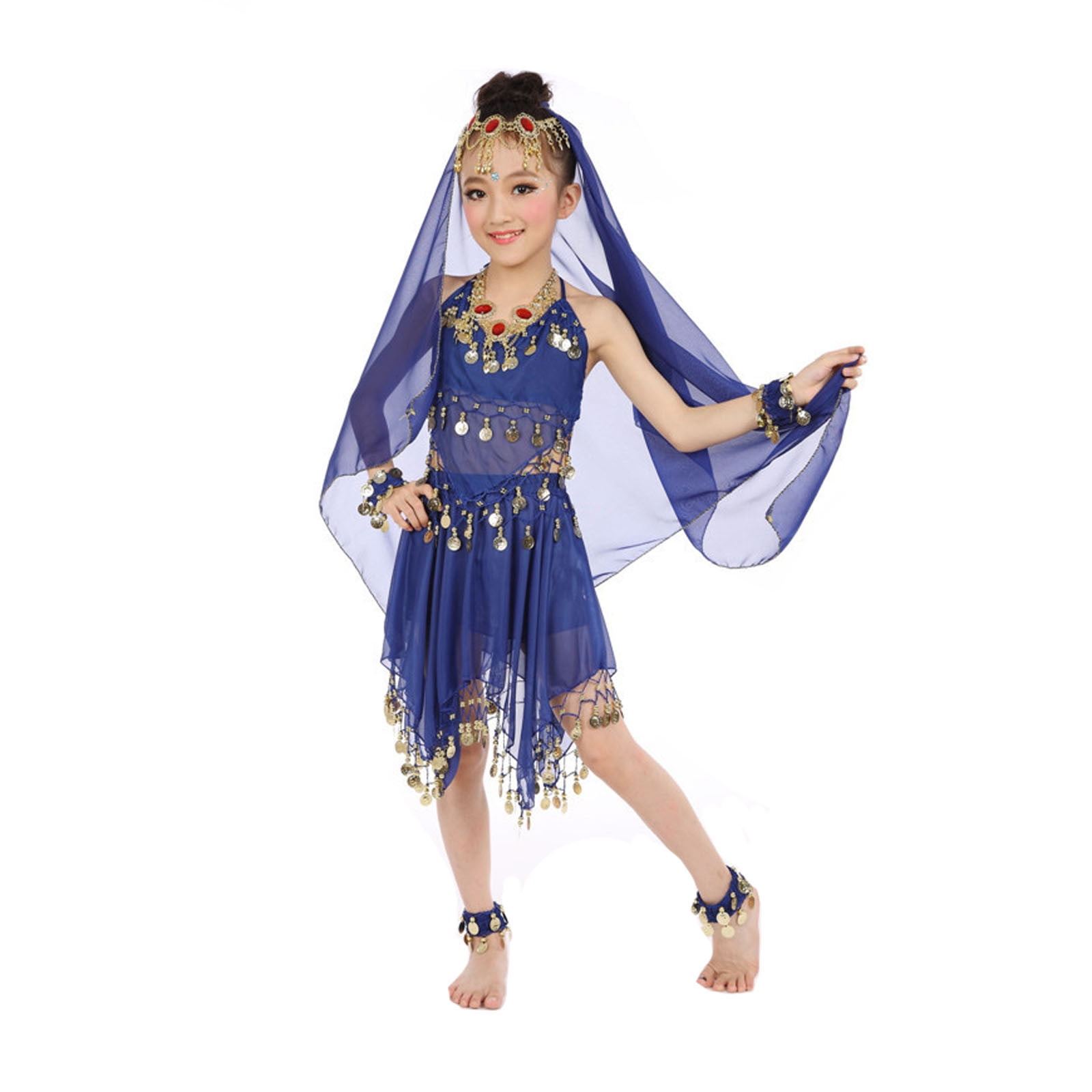 TAIAOJING Toddler Handmade Children Girl Belly Dance Kids Belly Dancing ...