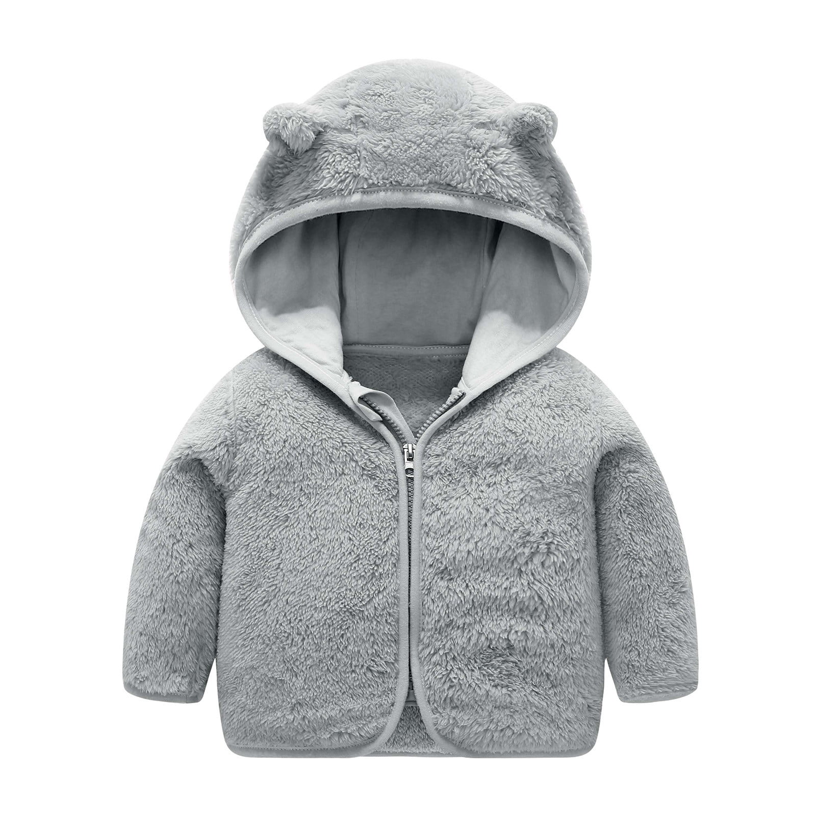 TAIAOJING Toddler Jacket Baby Boys Girls Winter Windproof Hooded Warm Coat Outwear 3-6 Months ...
