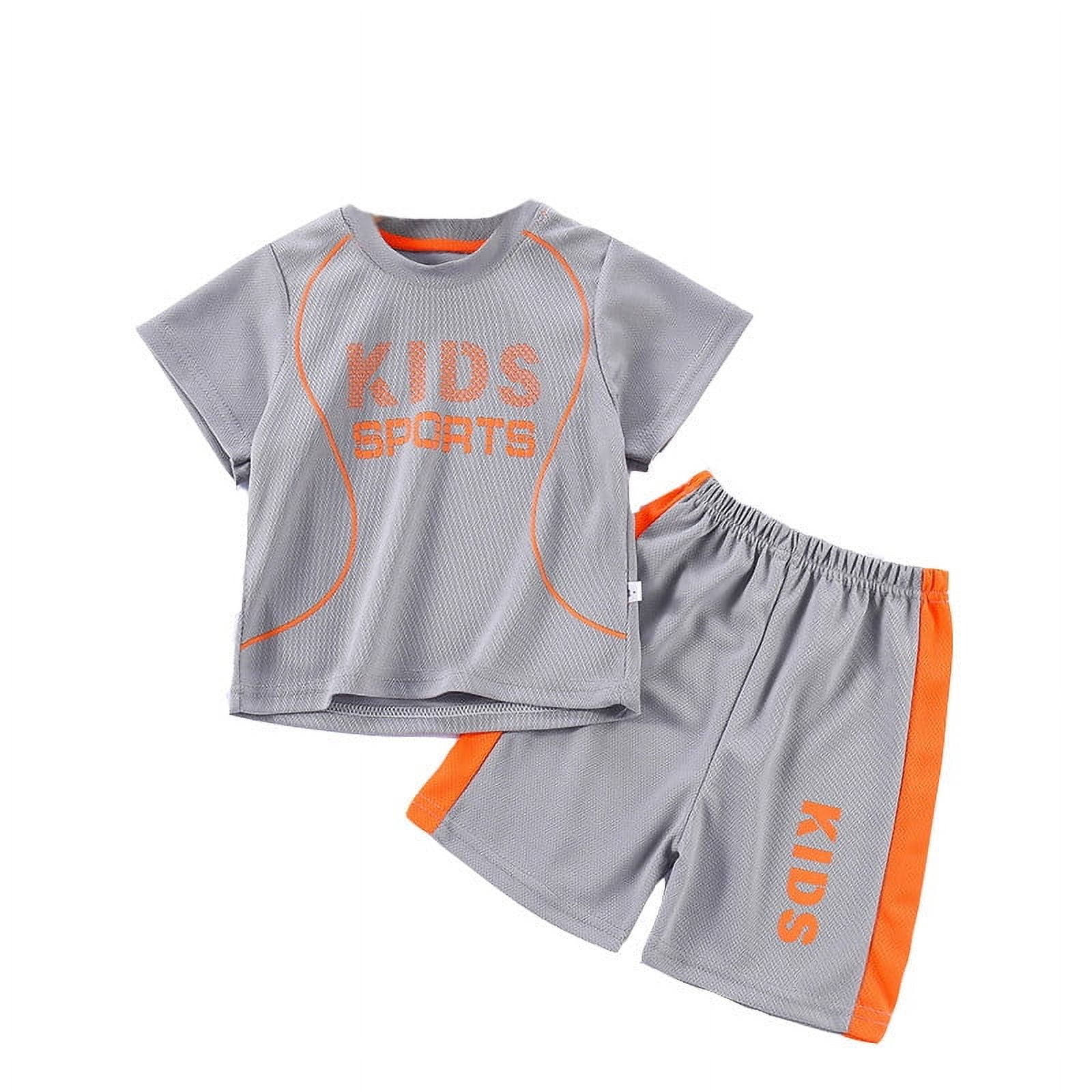 TAIAOJING Toddler Kids Sports Shorts Outfits Sets Boys Tracksuit 2PCS ...