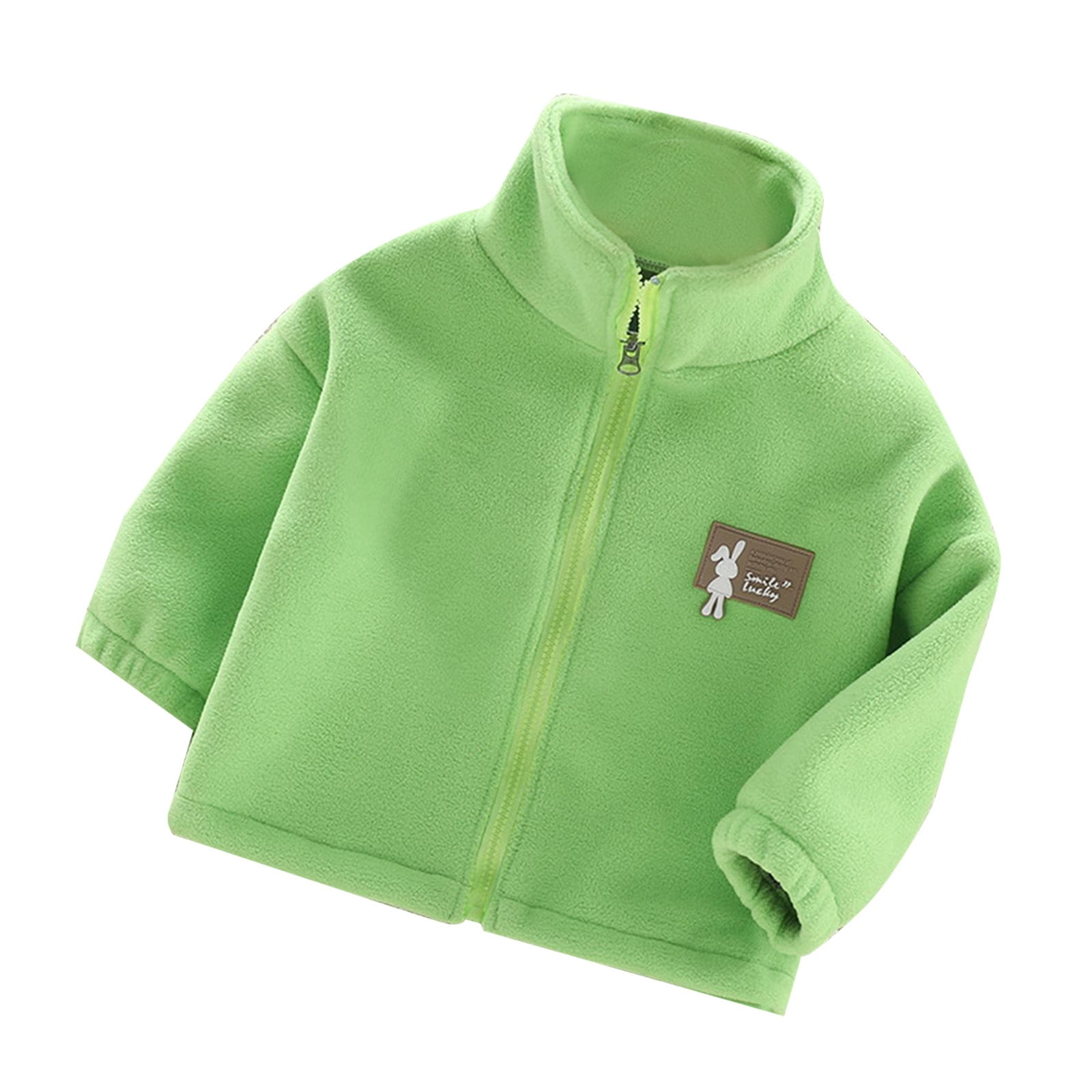 TAIAOJING Toddler Kids Spring Fall Jackets Girls' Thick Fuzzy Casual ...