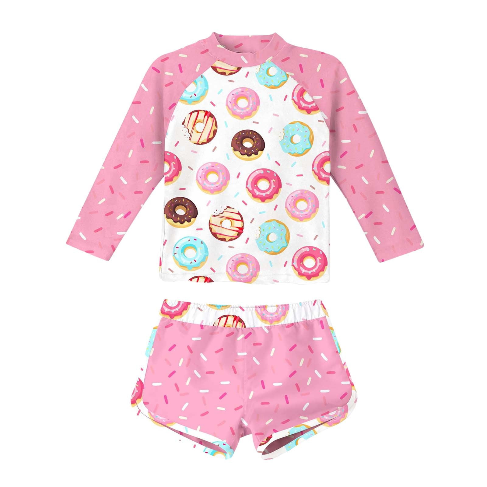 TAIAOJING Toddler Kids Two Piece Swimsuit Summer Pool Hawaii Tropical ...