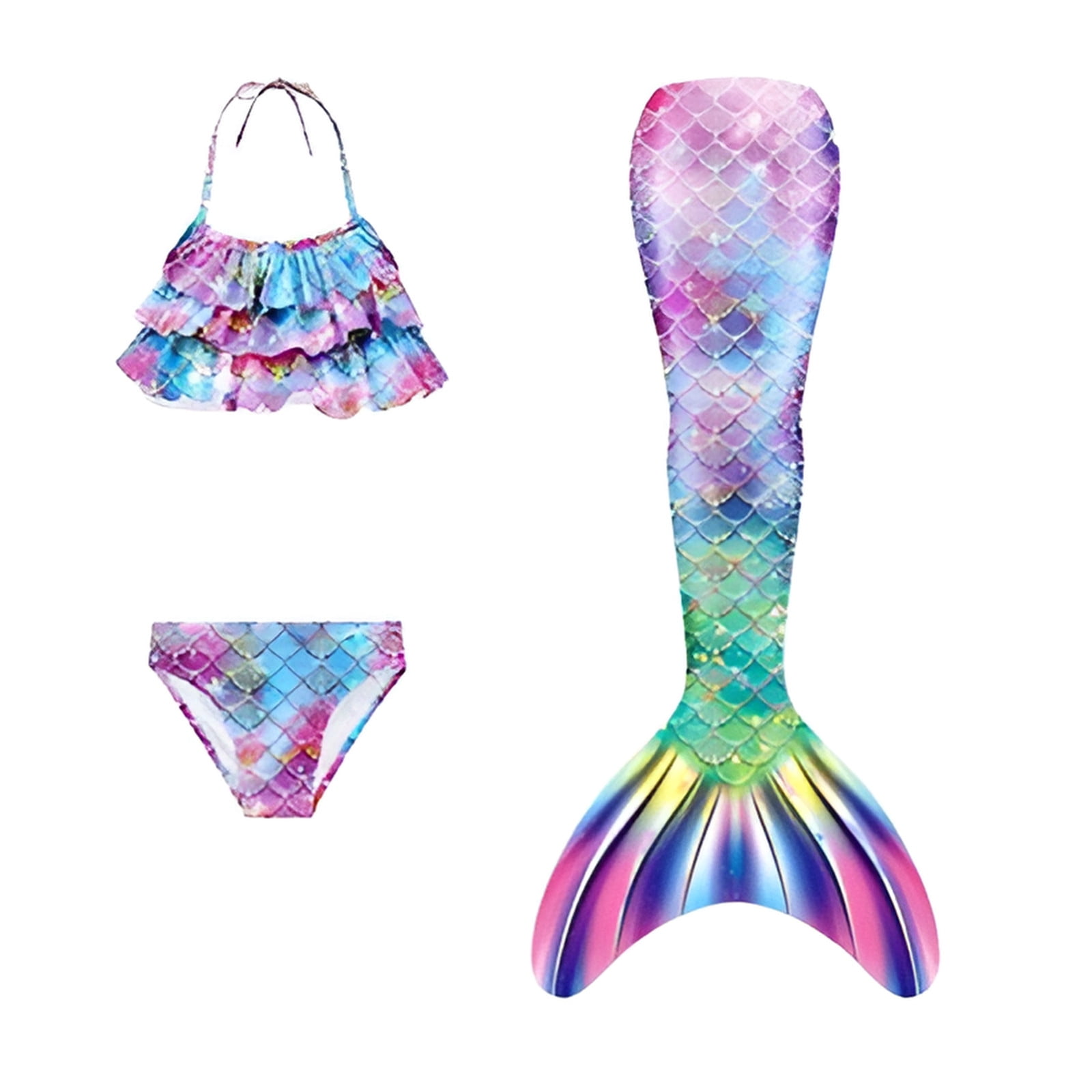 TAIAOJING Toddler Swimsuit Children Girls Bikini Swim Wear Child ...